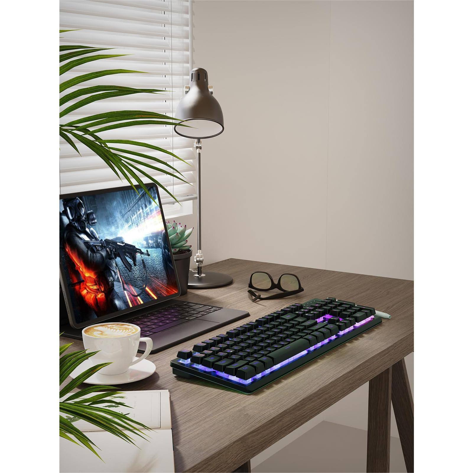 Stamp n Camp K10pro Wired Gaming Led Backlit Usb Membrane Spill ...