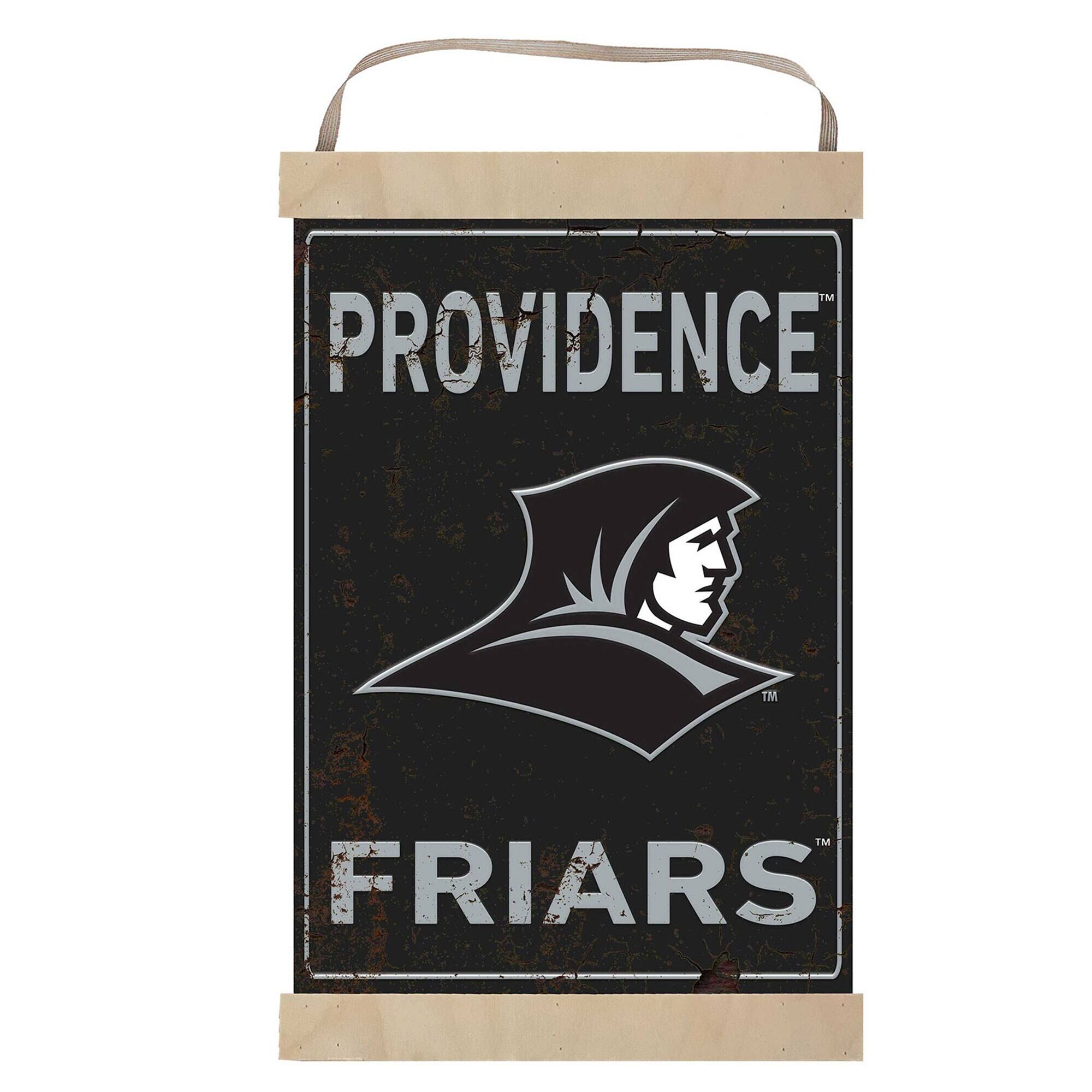 Jardine Providence Friars Reversible Retro Logo Banner Sign Black ...