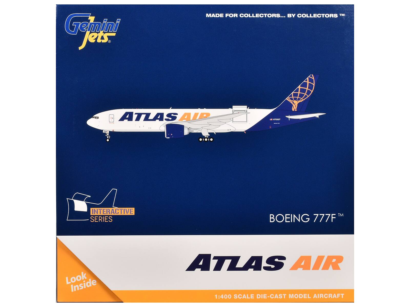 GeminiJets Boeing 777 200LRF Commercial Aircraft Atlas Air (N703GT ...
