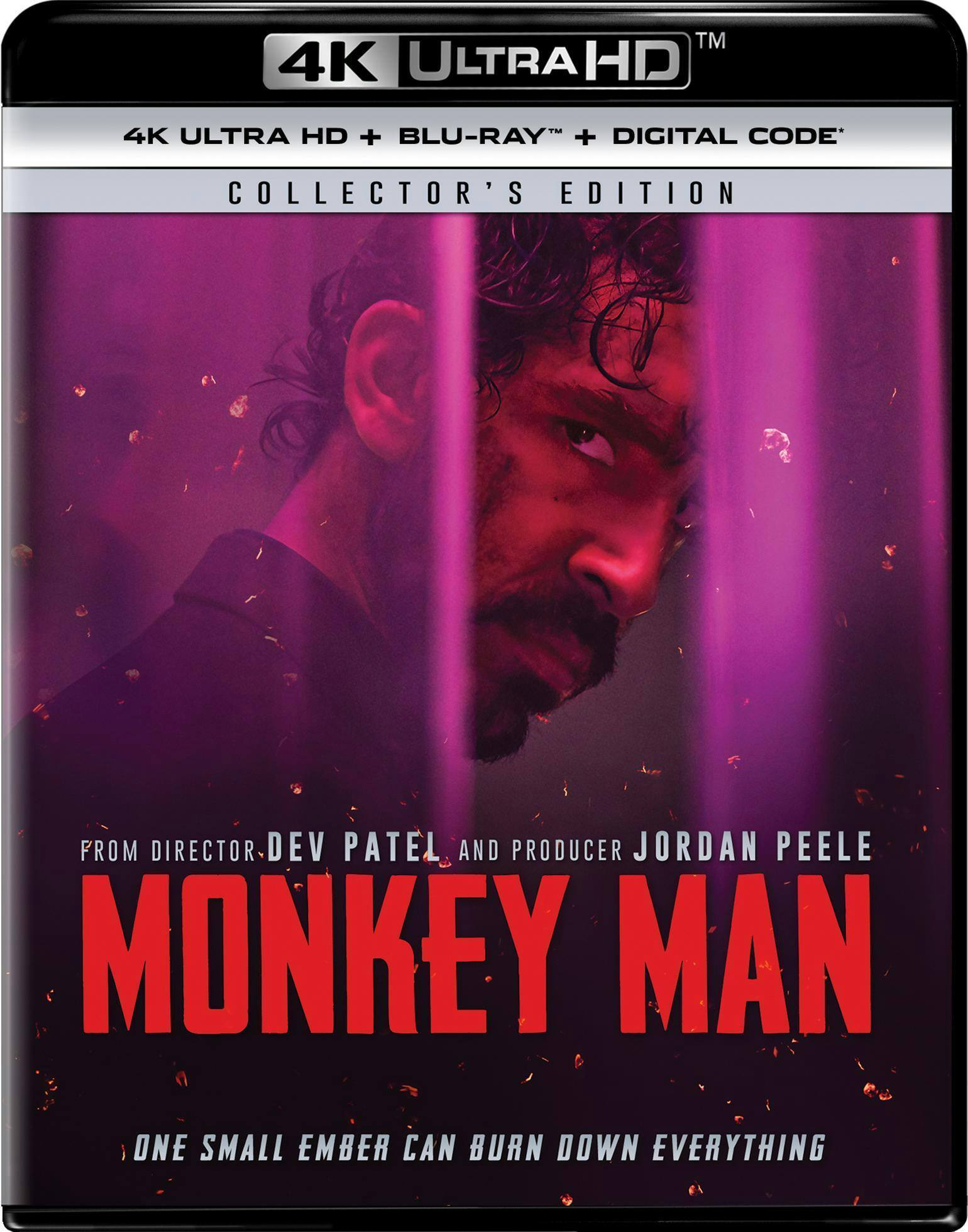 Monkey Man Collector's Edition 4K Ultra HD + Blu ray + Digital (4K ...