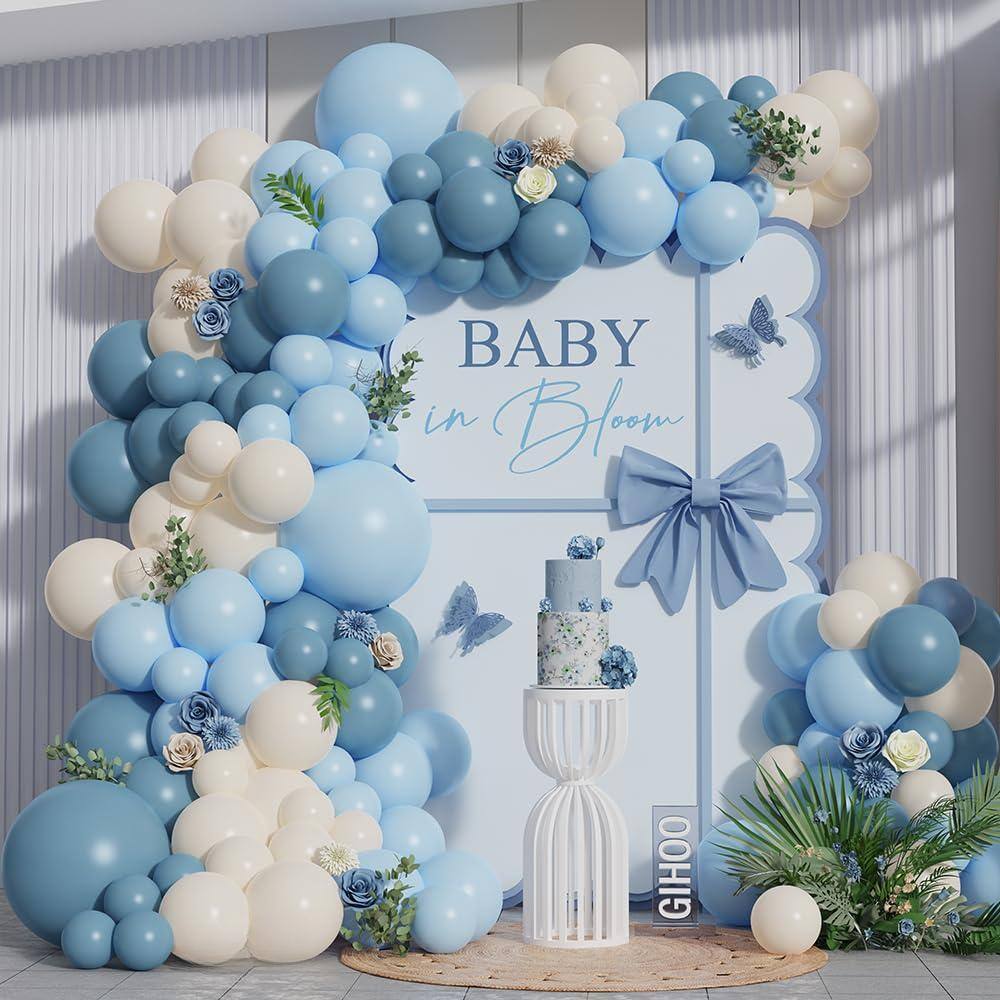 Stylel Star Fall Sunflower Balloon Arch 152pcs Brown Mustard Yellow ...