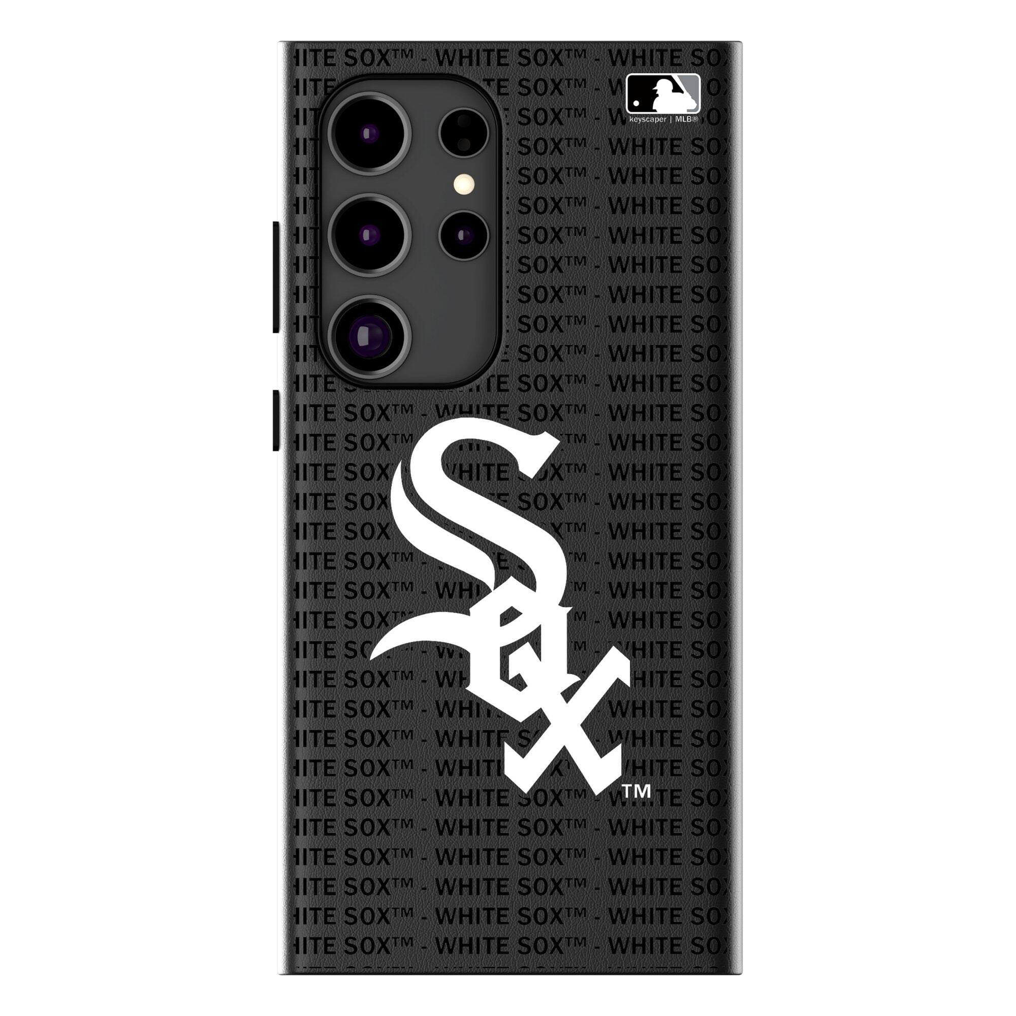 Keyscaper MLB Chicago White Sox Text Backdrop Galaxy Magnetic Bump Case ...