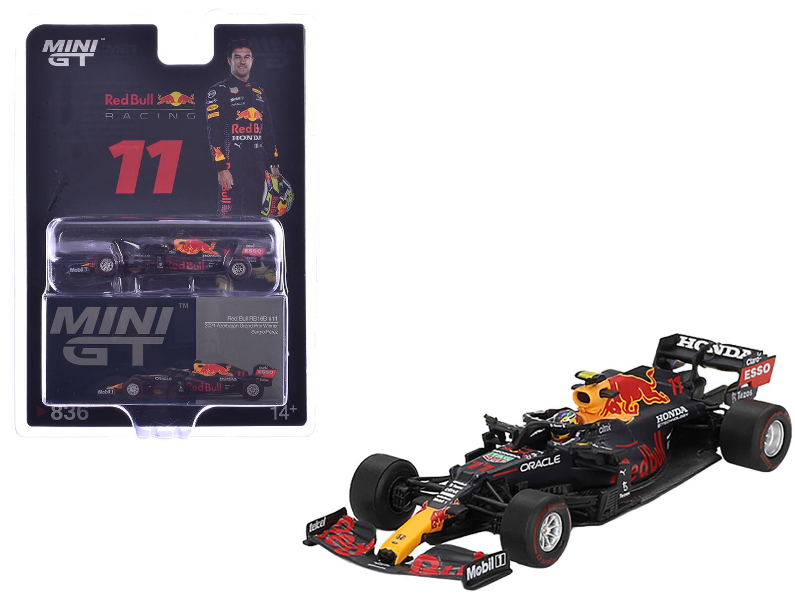 Mini GT Red Bull RB16B #11 Sergio Perez Winner Formula One F1 ...