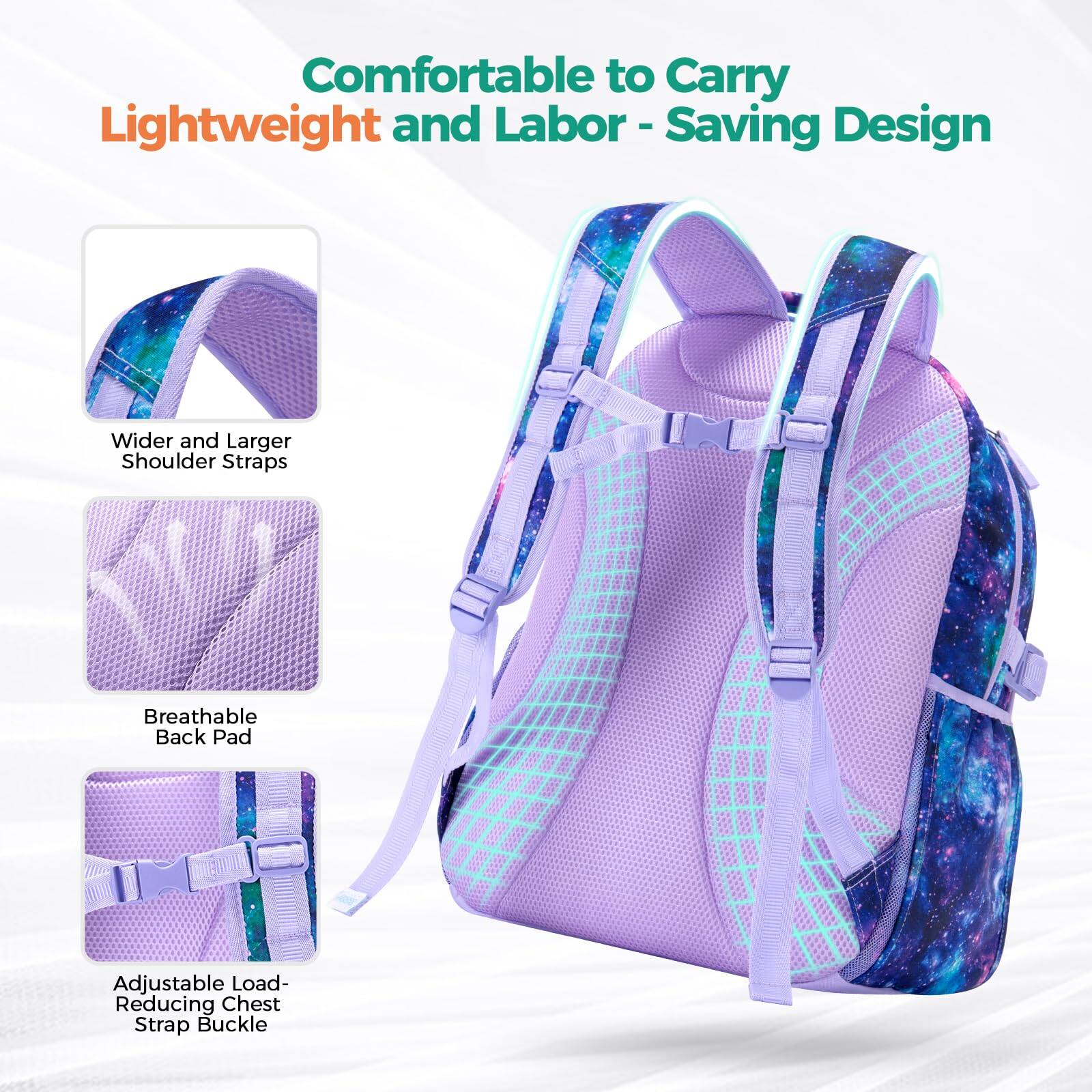 Cozy Serene Sloth Backpack School Set For Backpacks And Lunch Box With ...