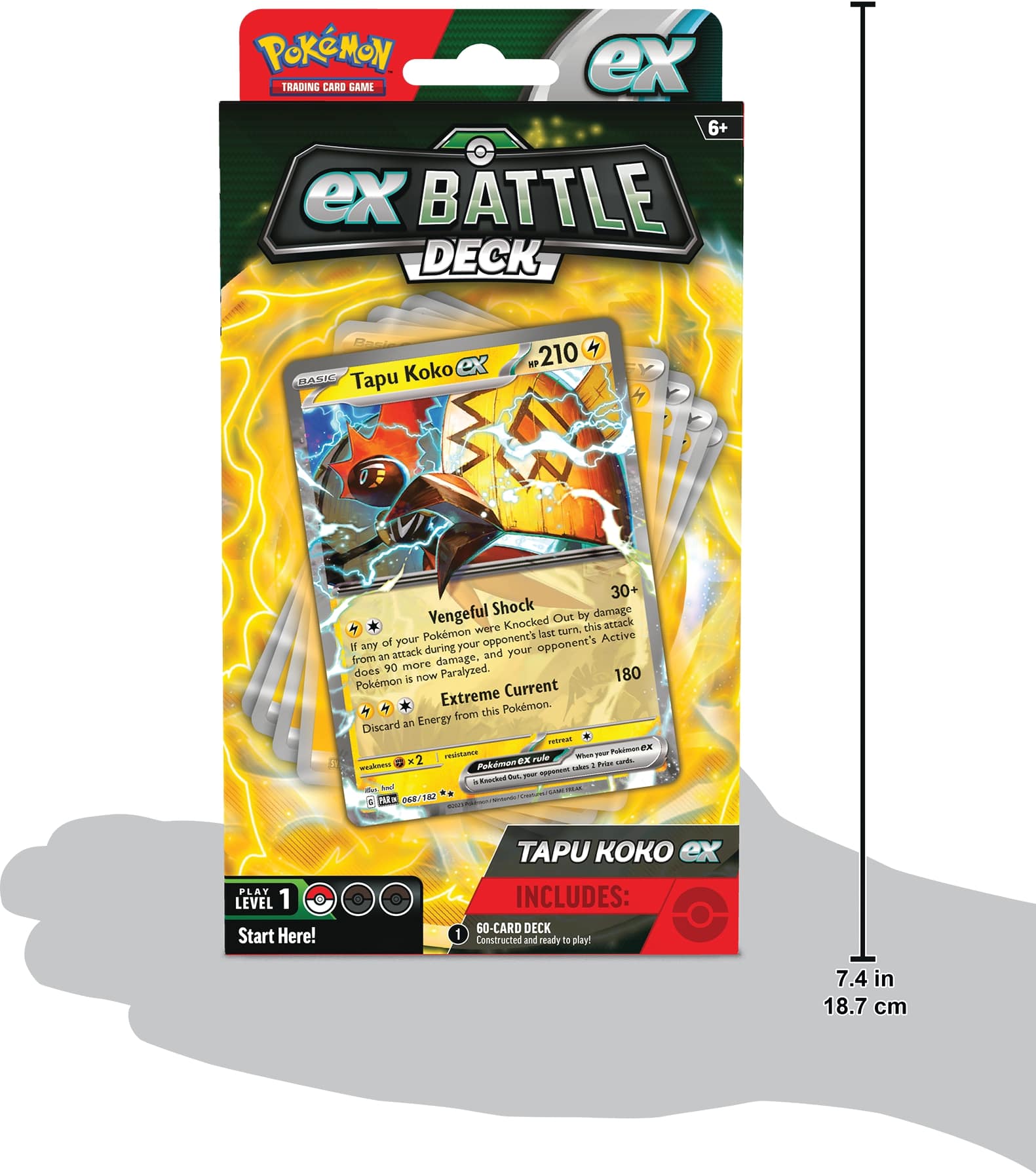 Pokémon Trading Card Game: Tapu Koko ex Battle Deck or Iron Leaves ex ...