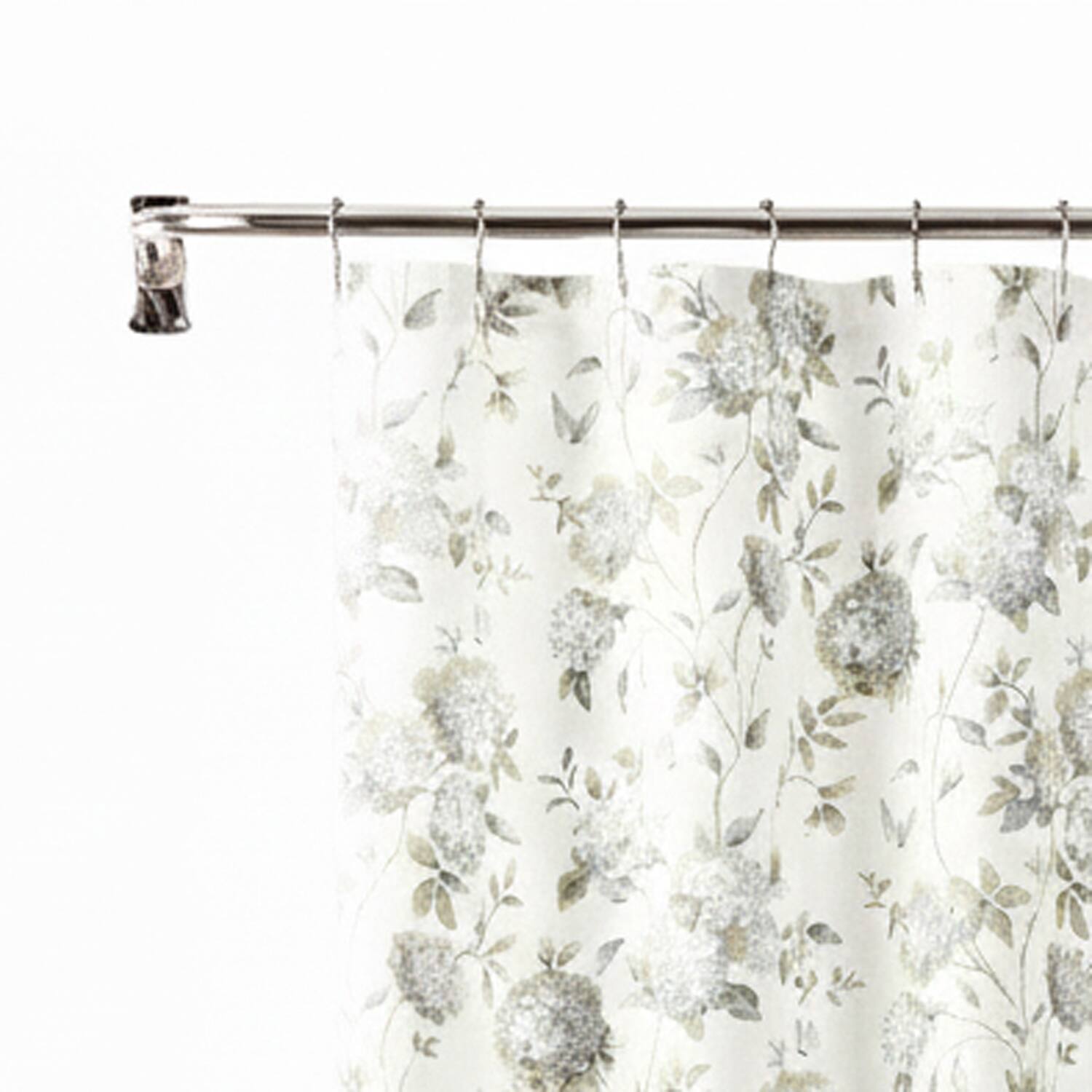 Ellis Curtain ELLIS 48% Cotton 52% Polyester Traditional Hydrangea ...