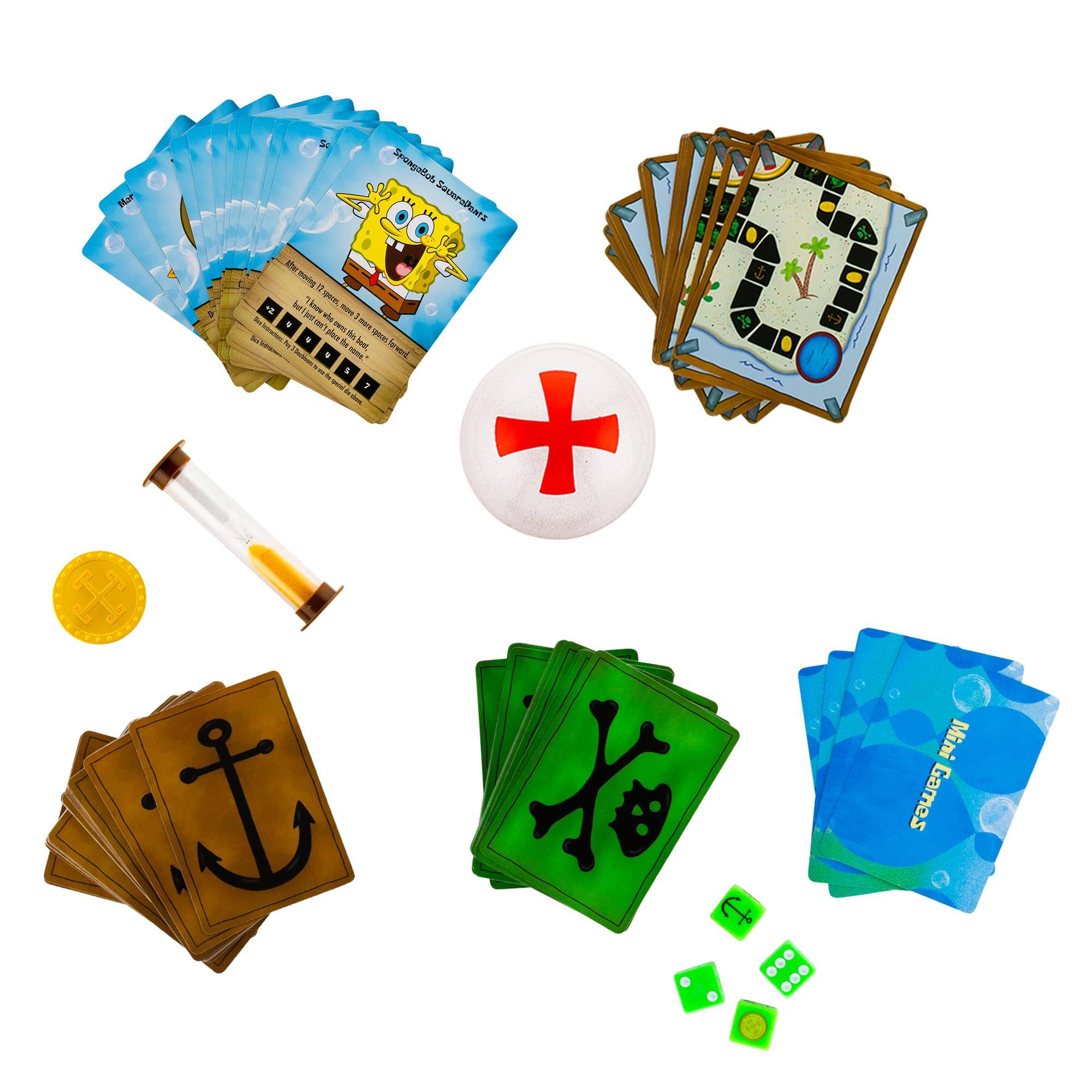 Nickelodeon SpongeBob SquarePants Flying Dutchman's Treasure Hunt Board ...