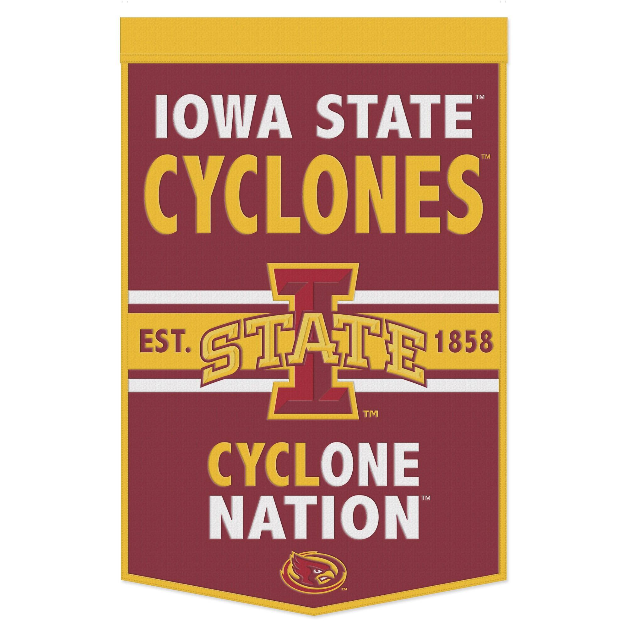 WinCraft Iowa State Cyclones 24" x 38" Primary Logo Banner Multicolor ...