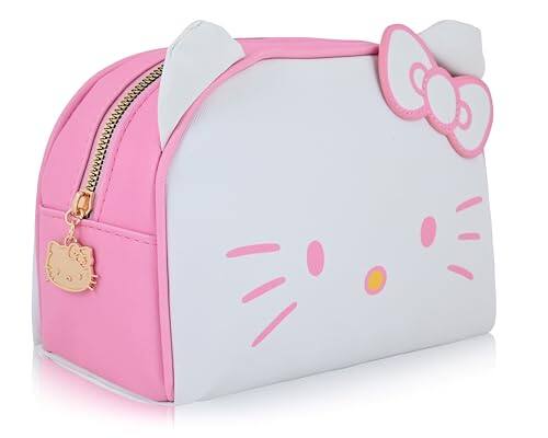 ESBANY Sanrio Hello Kitty Makeup Bag for Women | Hello Kitty PU Leather ...