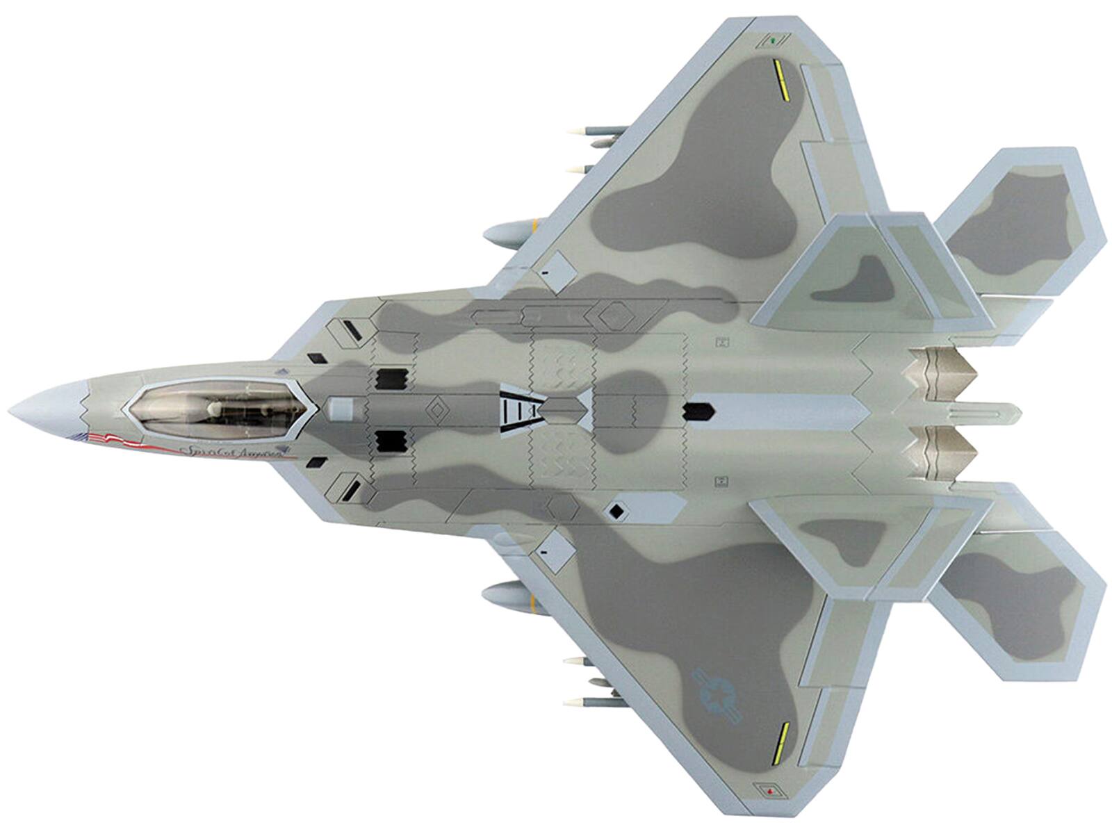Hobby Master Lockheed F 22 Raptor Stealth Aircraft "Spirit of America ...