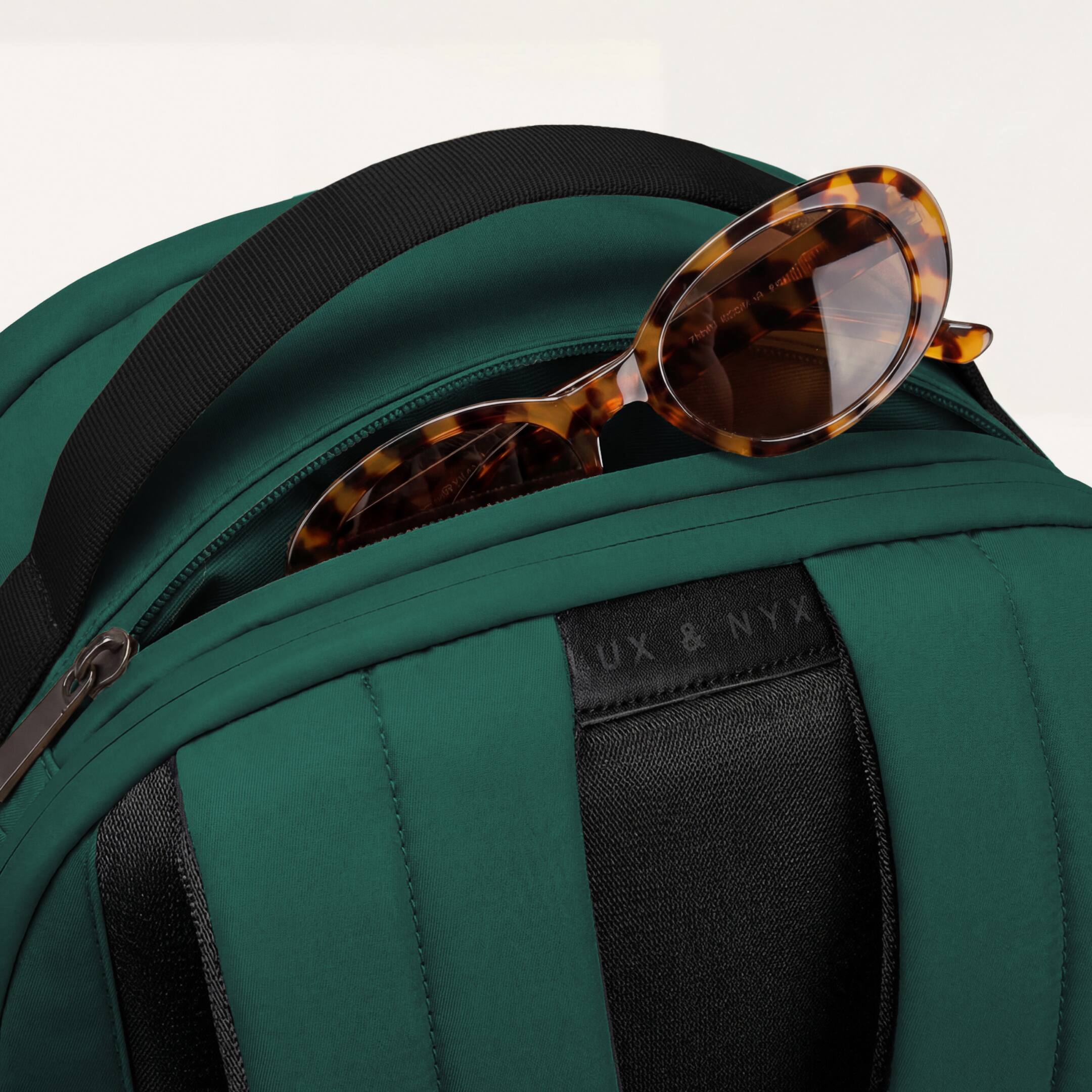 Lux & Nyx Origami 16" Laptop Backpack Forest Green LN10030 - Best Buy