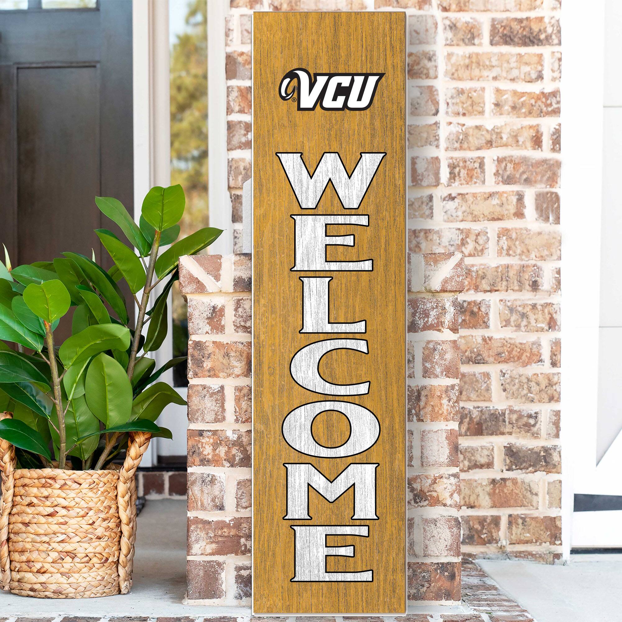 Jardine VCU Rams 12'' x 48'' Outdoor Leaner Welcome Sign Black 5186152 ...