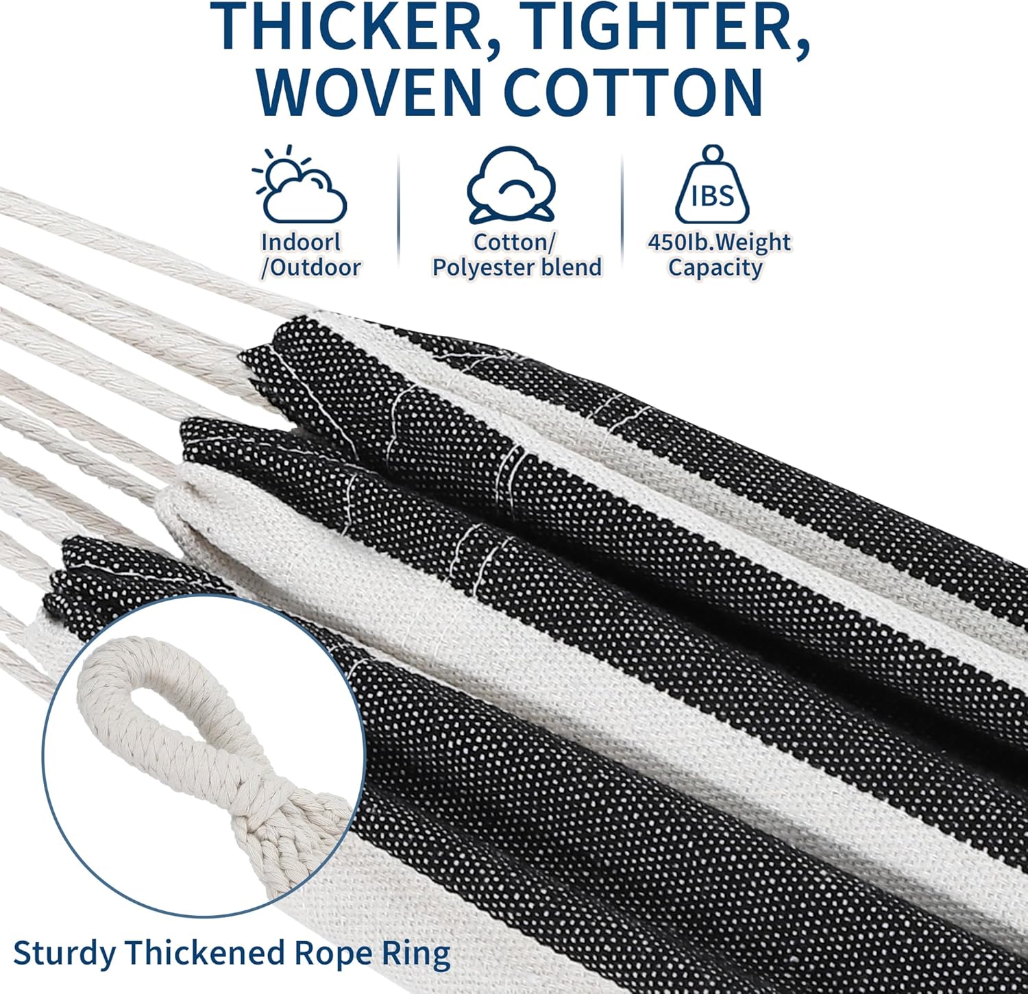 GARVEE Double Portable Hammock with Stand, 450 LB Capacity, Adjustable ...