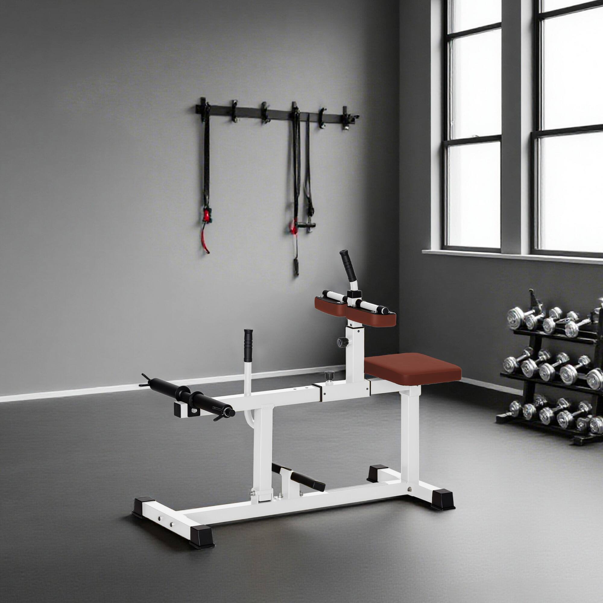 Soozier Seated Calf Raise Machine, Adjustable Calf Machine Leg Machine ...