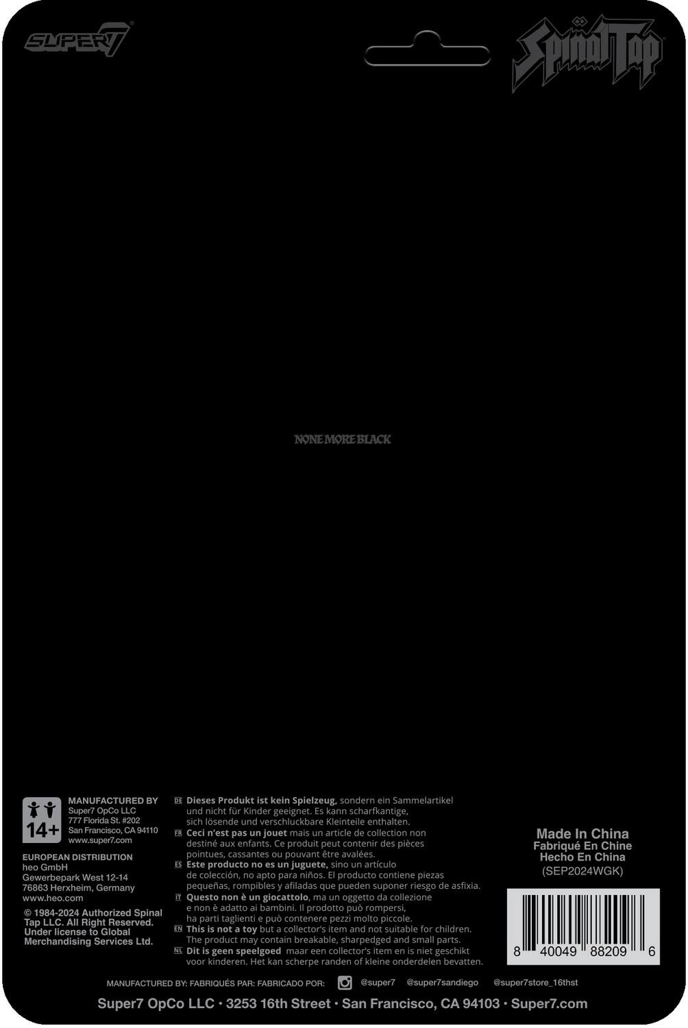 Spinal Tap Super7 Spinal Tap ReAction Figures Wv2 Derek Smalls (None ...