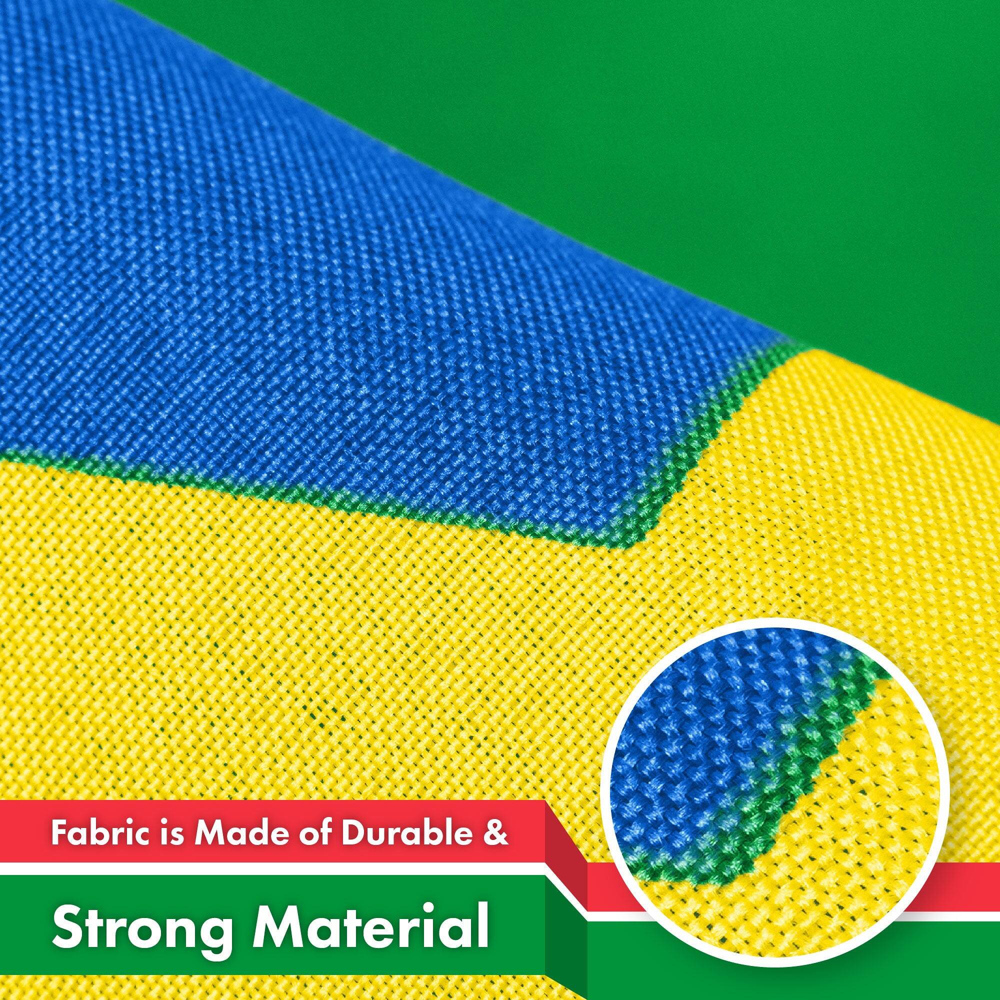 G128 South Sudan Flag, 3 x 5 ft Printed 150D Polyester with Brass ...