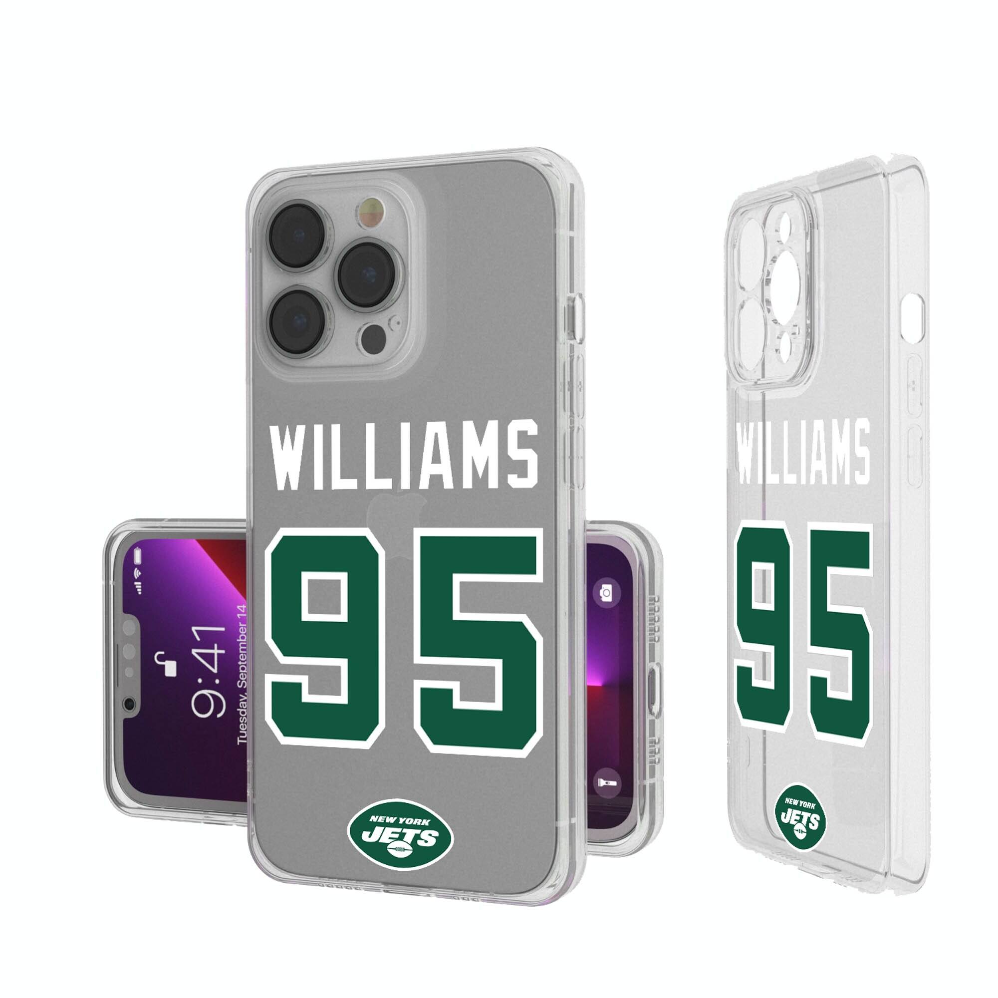 Keyscaper NFL New York Jets Quinnen Williams iPhone Clear Case 16 Pro ...
