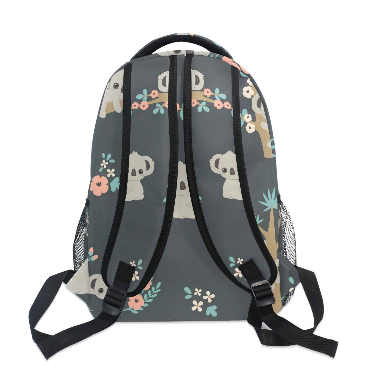Cozy Serene And Flowers Backpack School Bag Travel Daypack Rucksack For ...