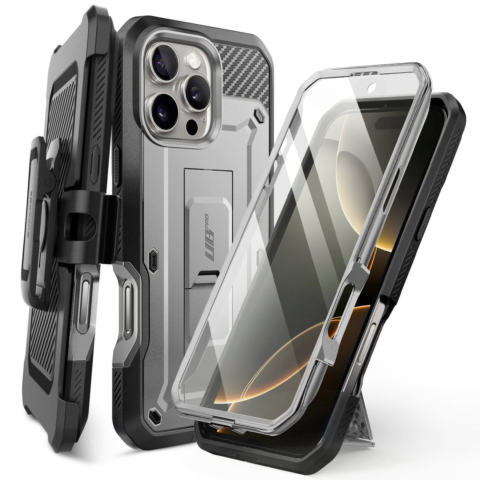 SUPCASE iPhone 16 Pro 6.3 inch Unicorn Beetle Pro Rugged Case Titan ...