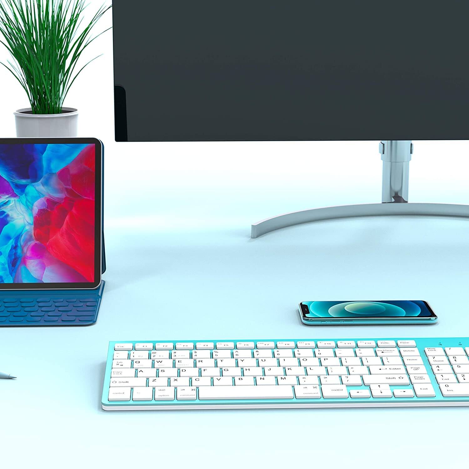 COTTAGE For Multi device With Number Pad Compatible Macbook Pro air ...