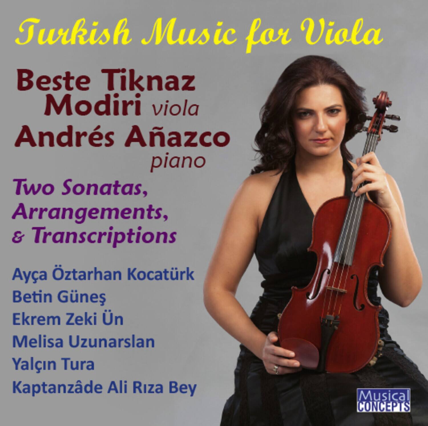 Beste Tiknaz Modiri Turkish Music for Viola & Piano (2 Sonatas ...