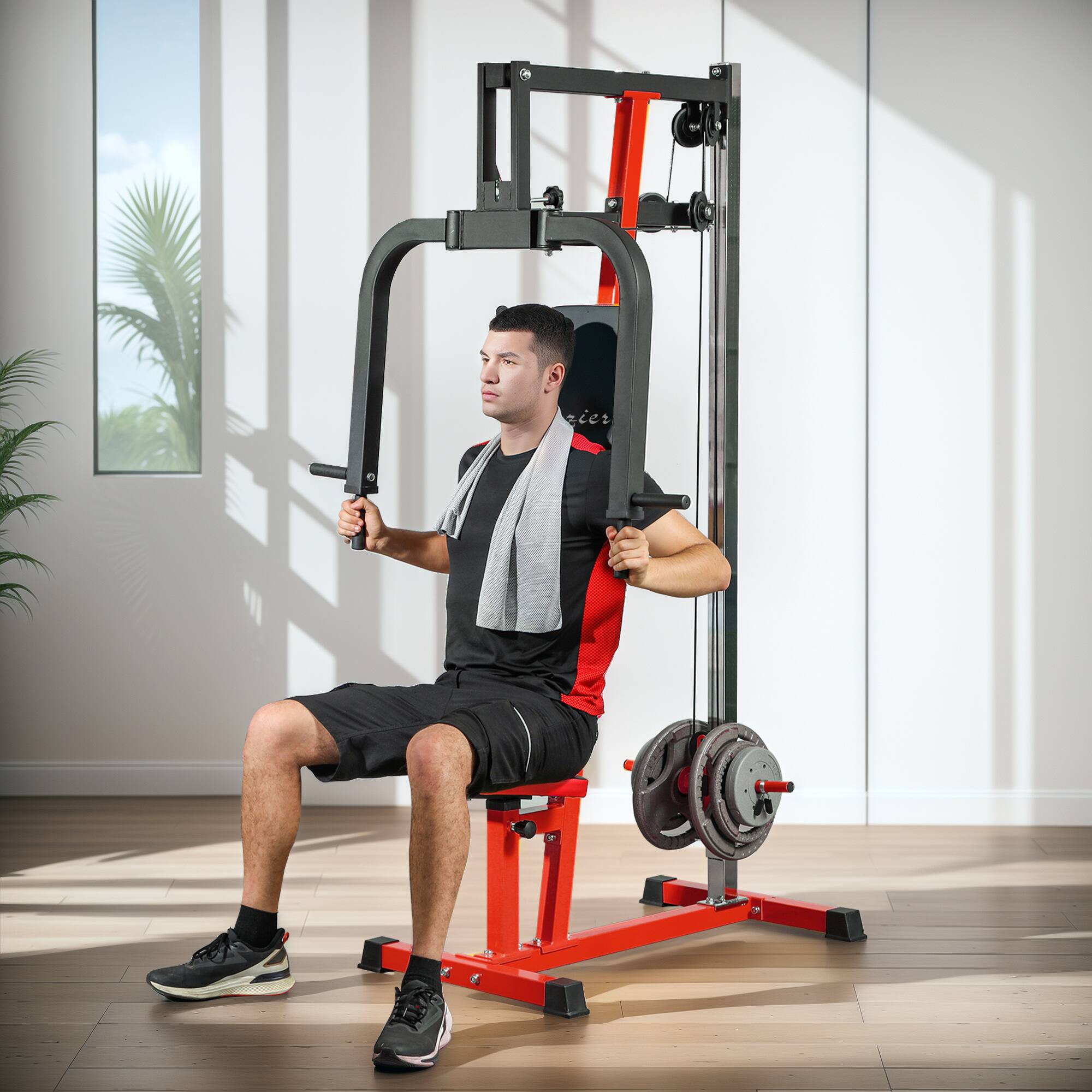 Soozier Chest Fly Machine and Chest Press Station, Delt Machine Home ...