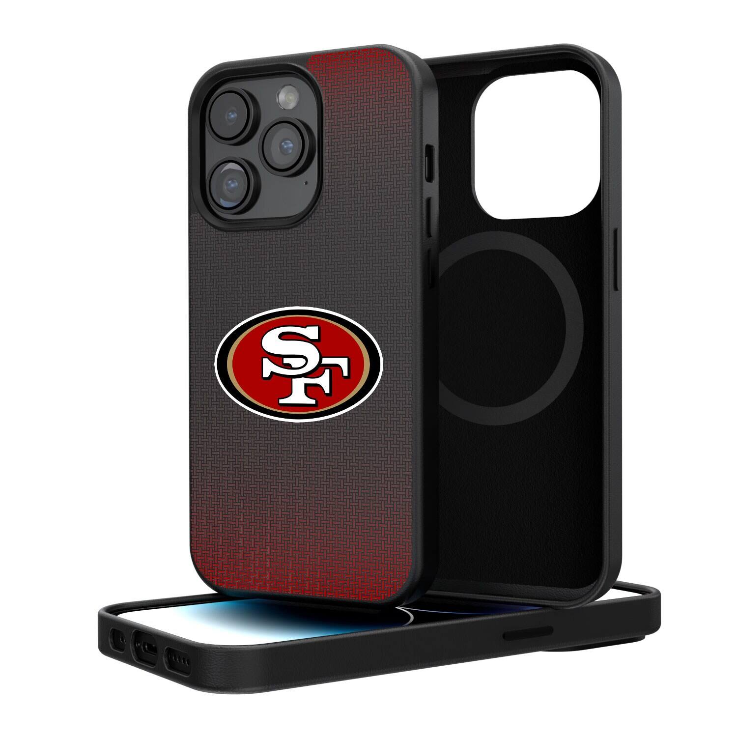 Keyscaper NFL San Francisco 49ers Linen Logo iPhone Magnetic Bump Case ...