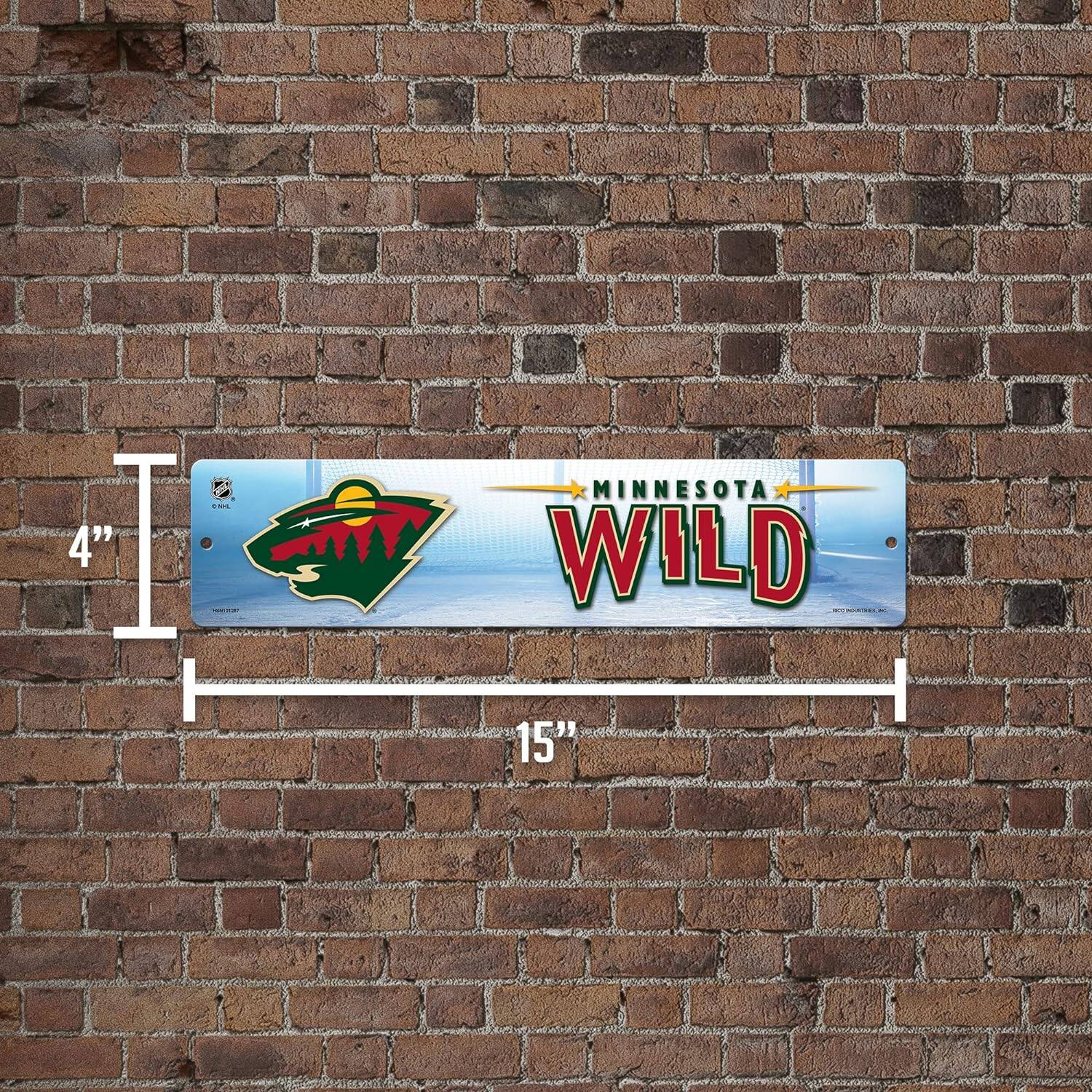 Rico Industries Minnesota Wild Street Sign (16") Hang anywhere you ...