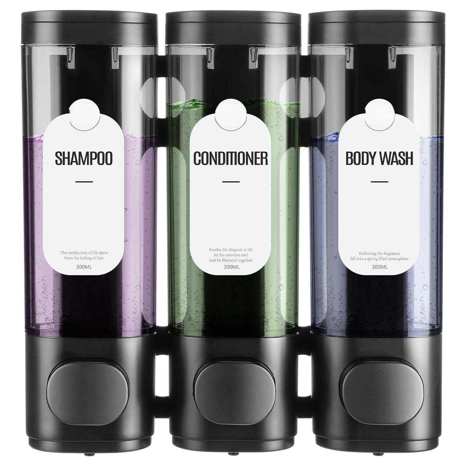 Dapper Styles 2 ch Shampoo And Conditioner Dispenser Shower Soap 2 Ch ...