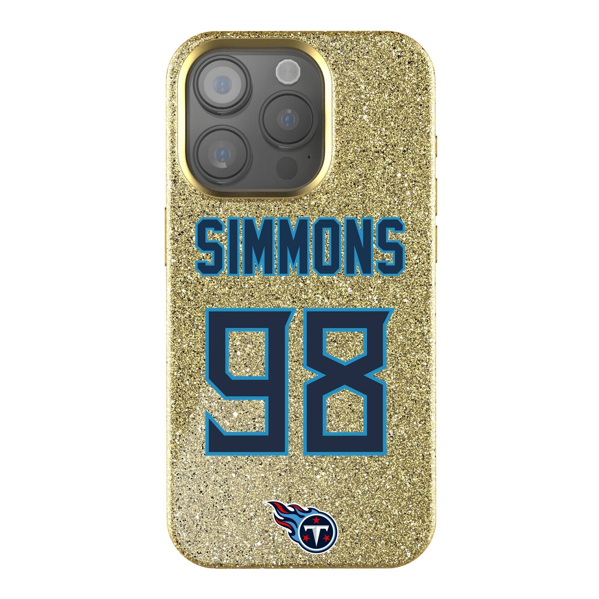 Keyscaper NFL Jeffery Simmons Tennessee Titans Bling iPhone Case 14 ...