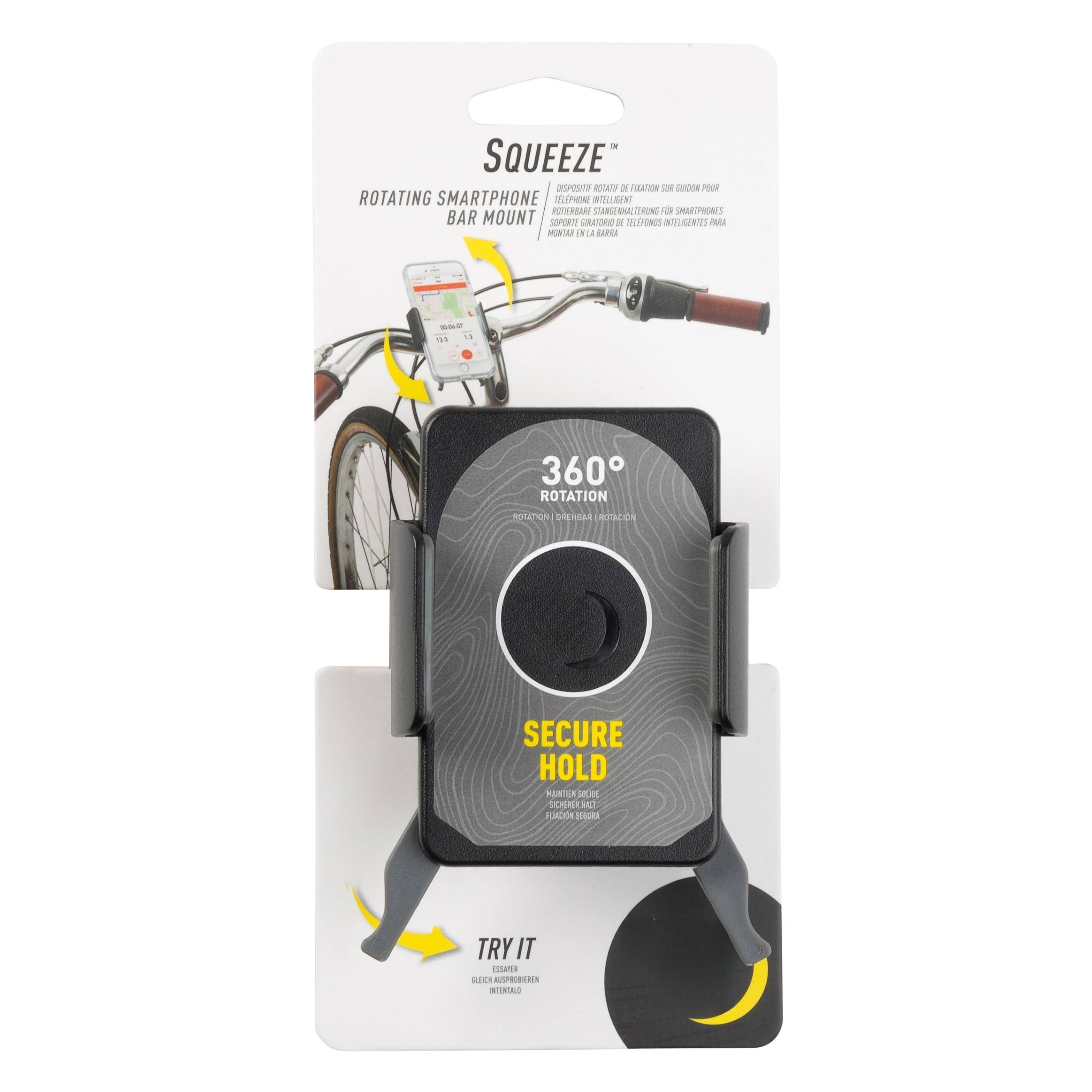 Empire DigiLabs Squeeze Rotating Smartphone Bar Mount Bike Phone Holder For Handlebars Holster ...