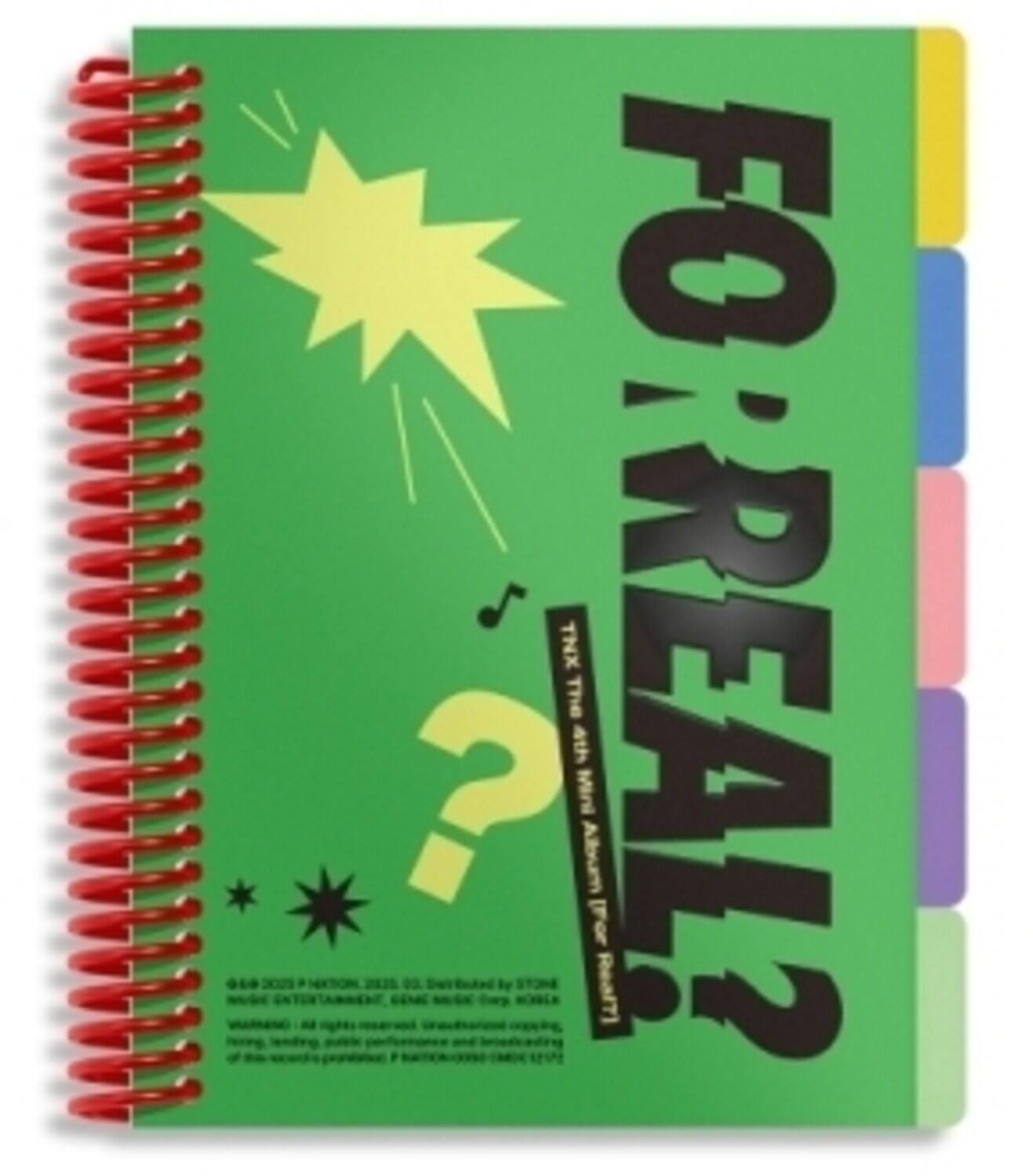 TNX For Real? inc. 96pg Photobook, Photocard, 5pc Film Photo Set ...