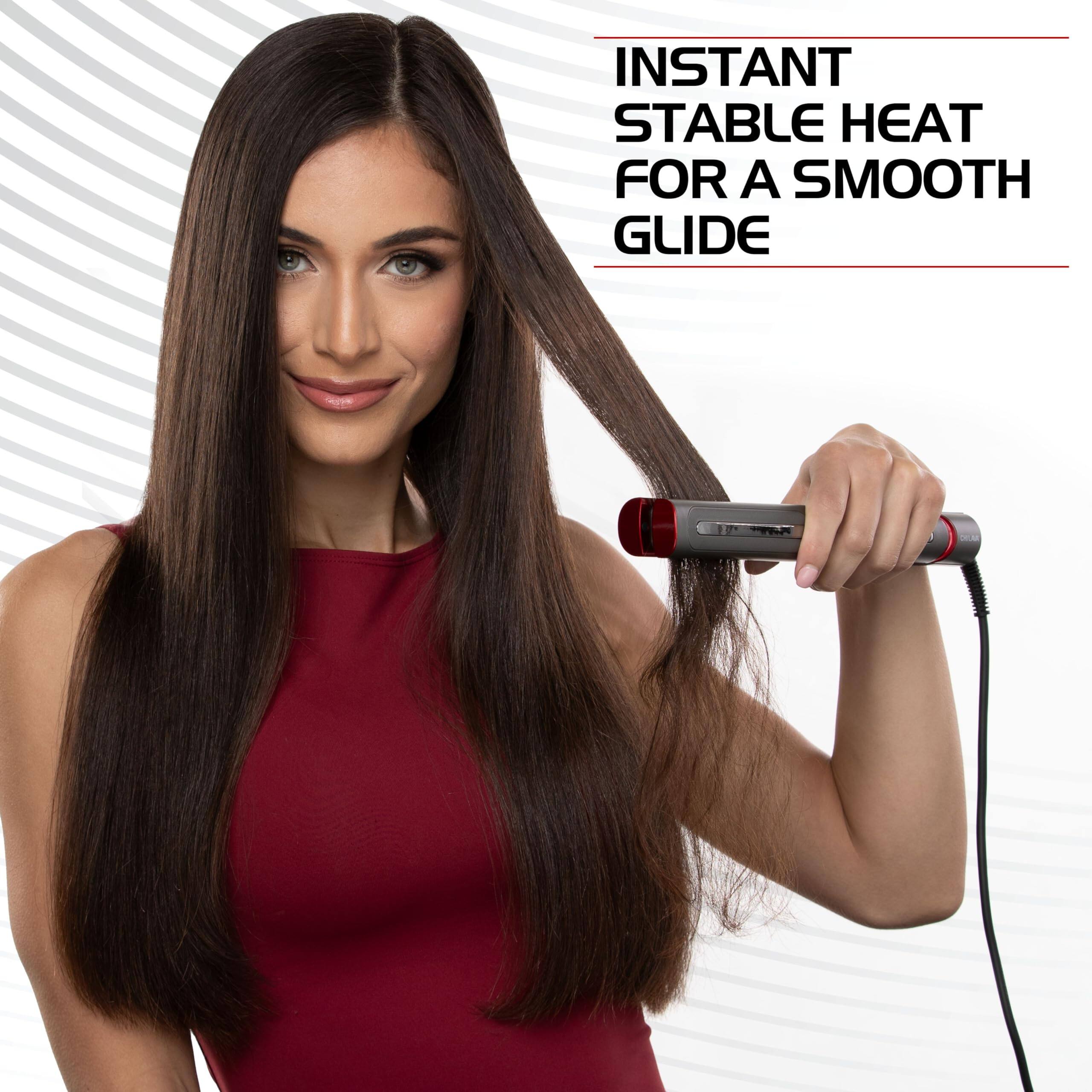 Live At Space Lava Glide Hairstyling Iron Ceramic Hair Straightener For ...