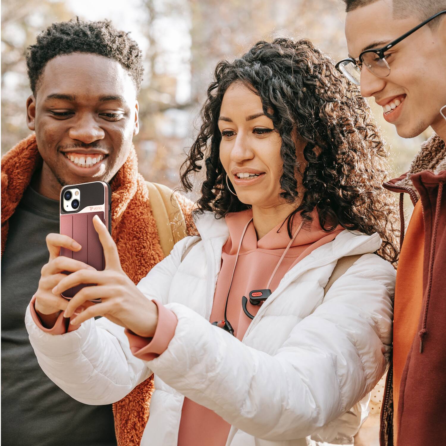 Vena vCommute Wallet Case for Apple iPhone 15 Flip Leather Cover Card Slot Holder with Kickstand ...