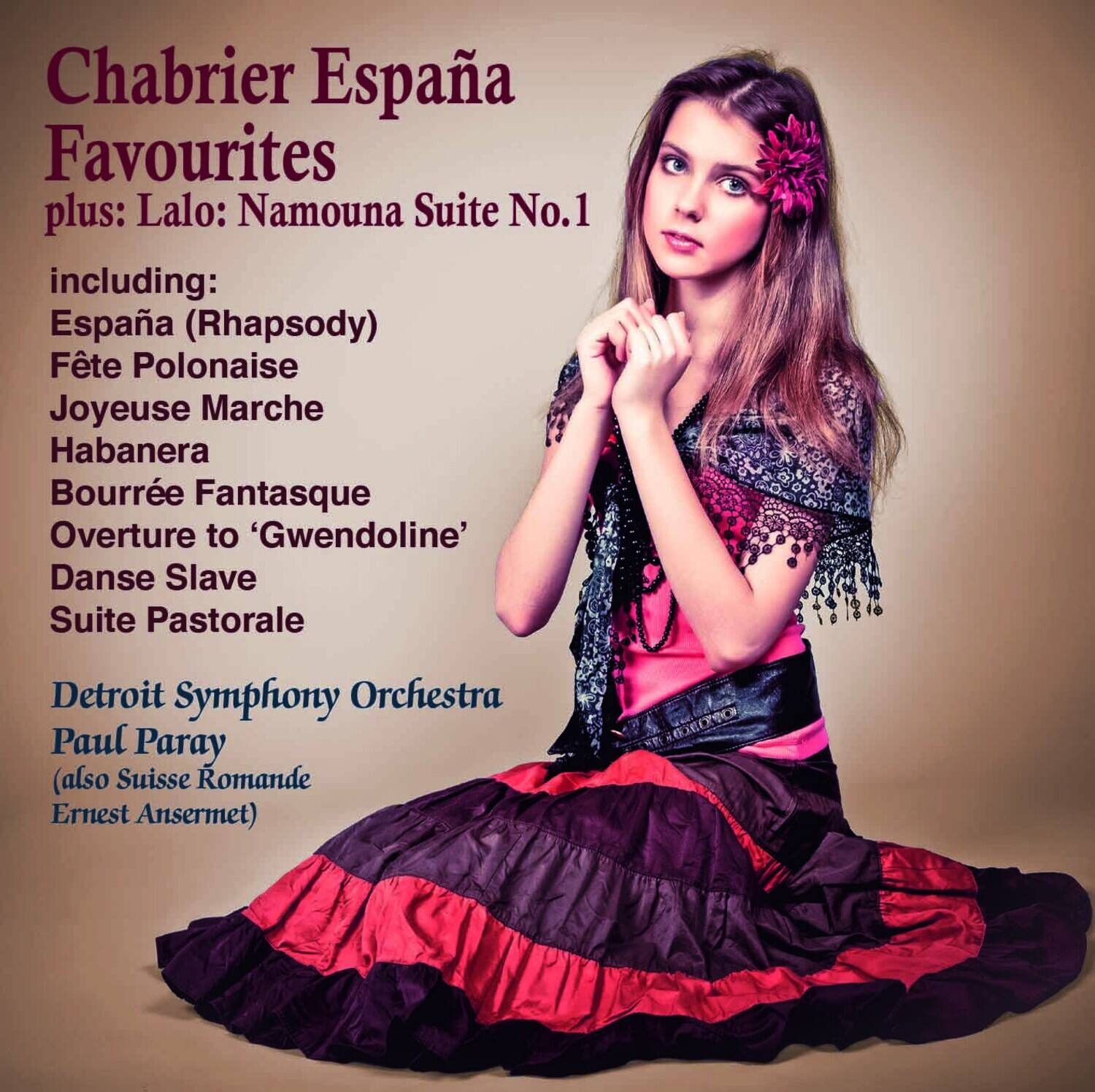 Detroit Symphony Orchestra / Paray,Paul Espana ! Chabrier Favourites ...