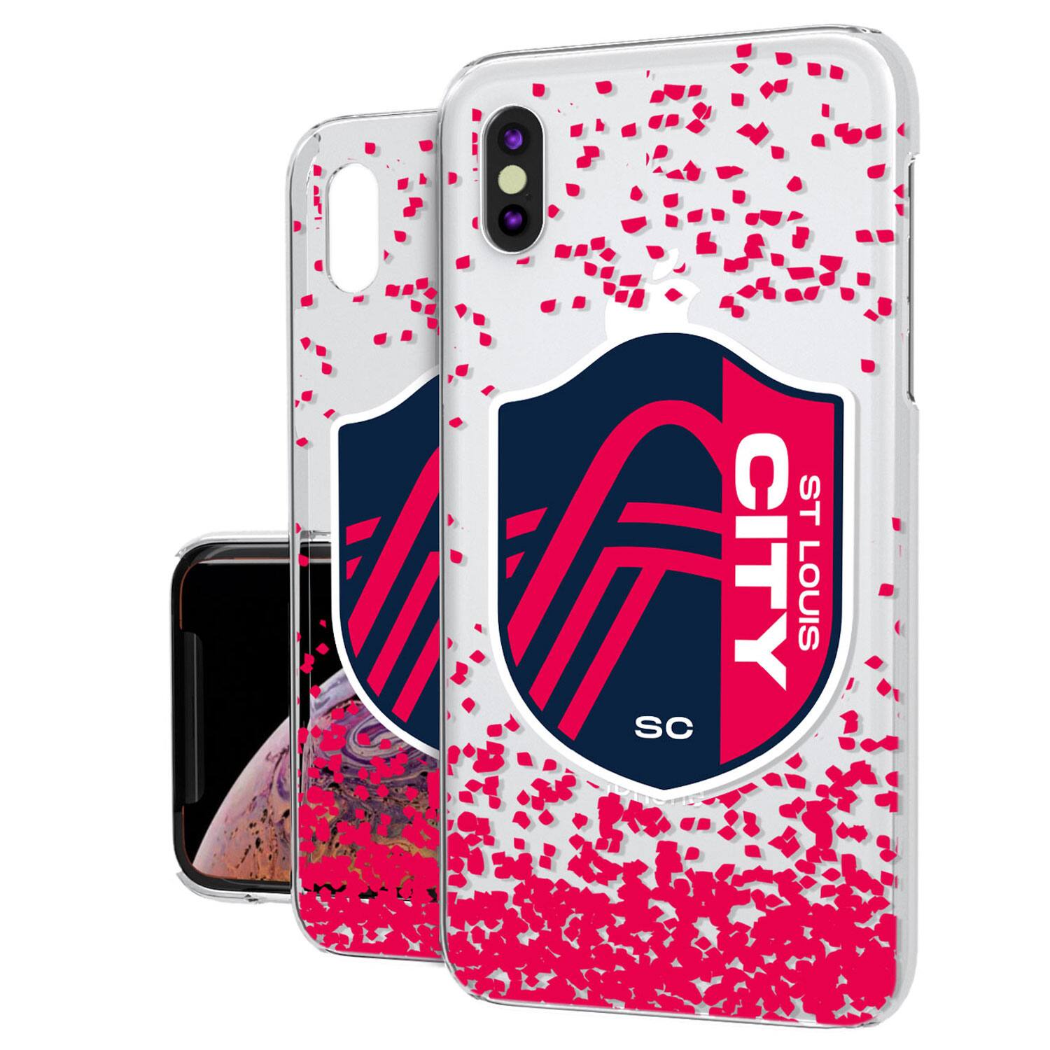 Keyscaper MLS St. Louis City SC iPhone Confetti Design Clear Case 15 ...
