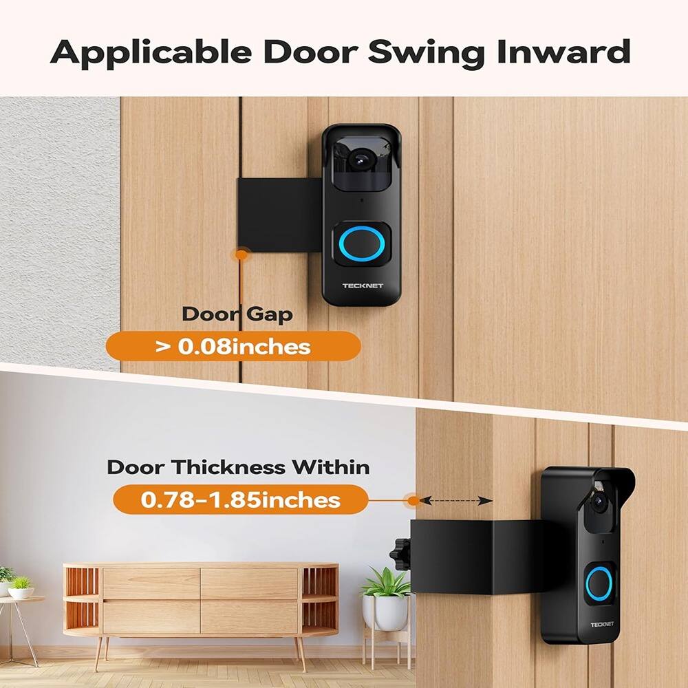 Schertz Blink 1st Gen Doorbell Mount – Anti Theft, No Drill, Rain Cover ...