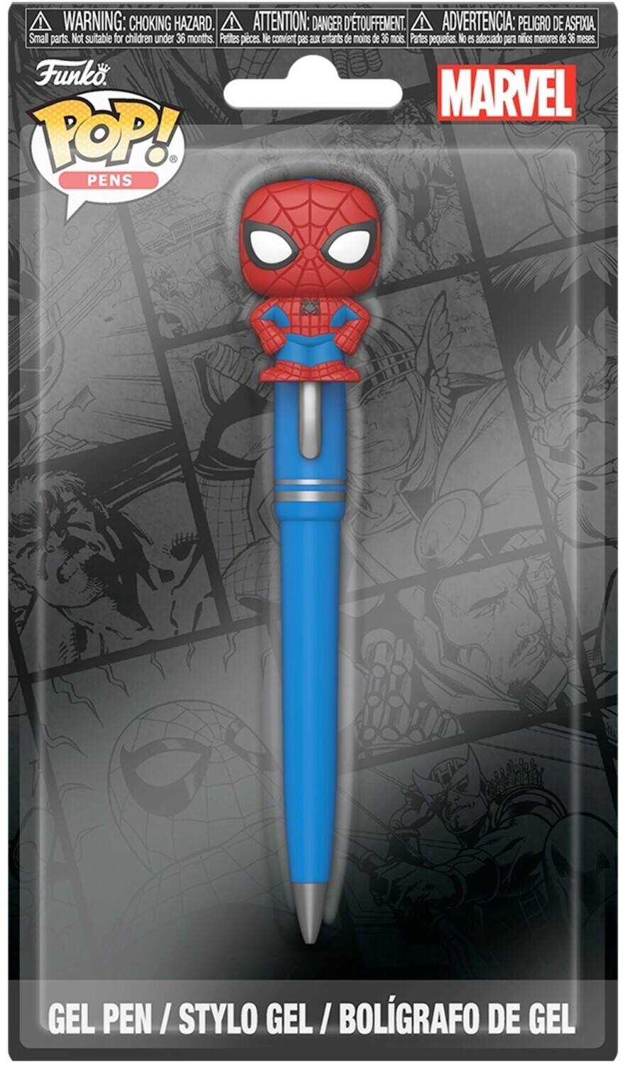Funko Pens: Marvel Spider Man, Light Blue COLLECTIBLES Multicolor ...
