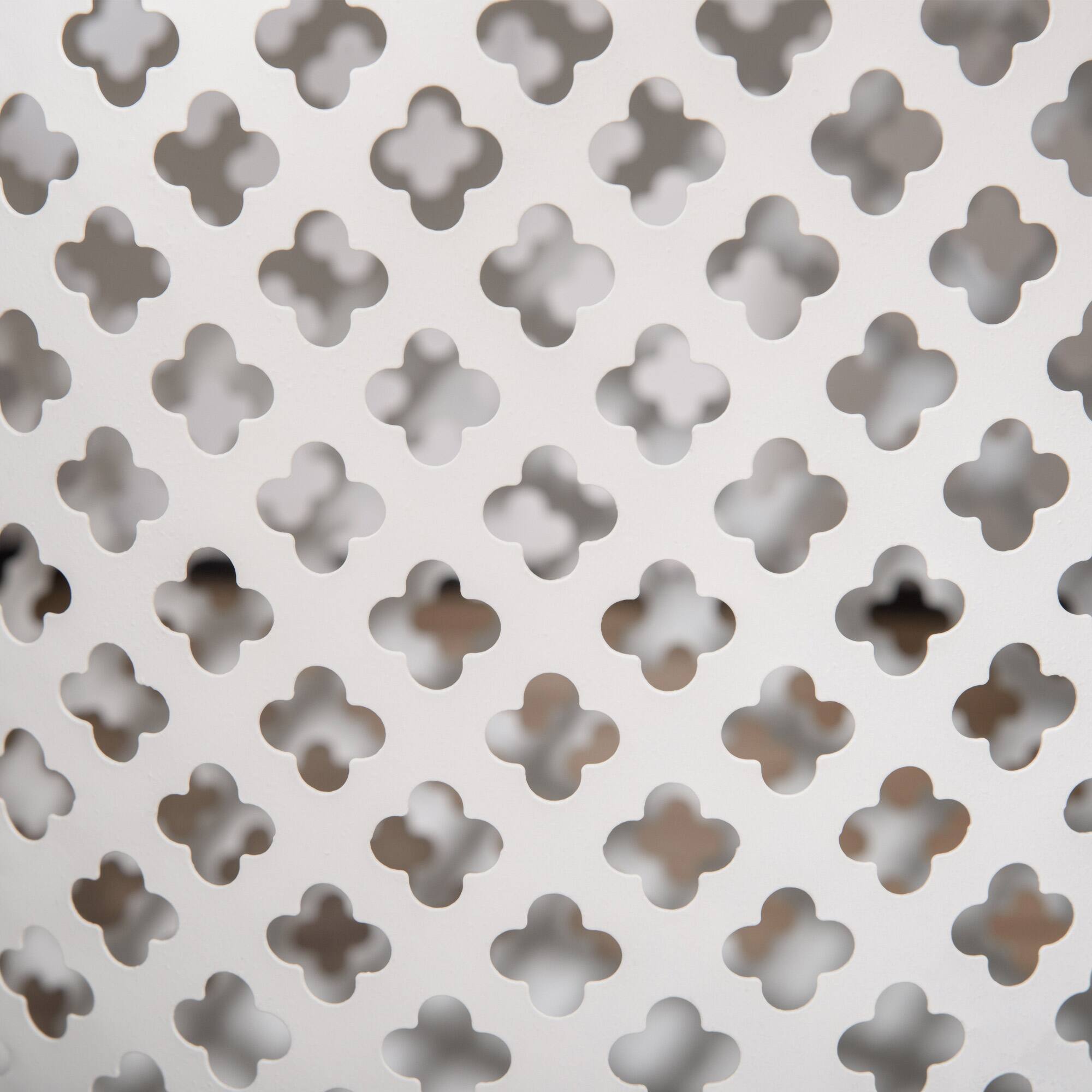 Outsunny 12.5" Steel Outdoor Side Table, Round Hollow Drum Patio End ...