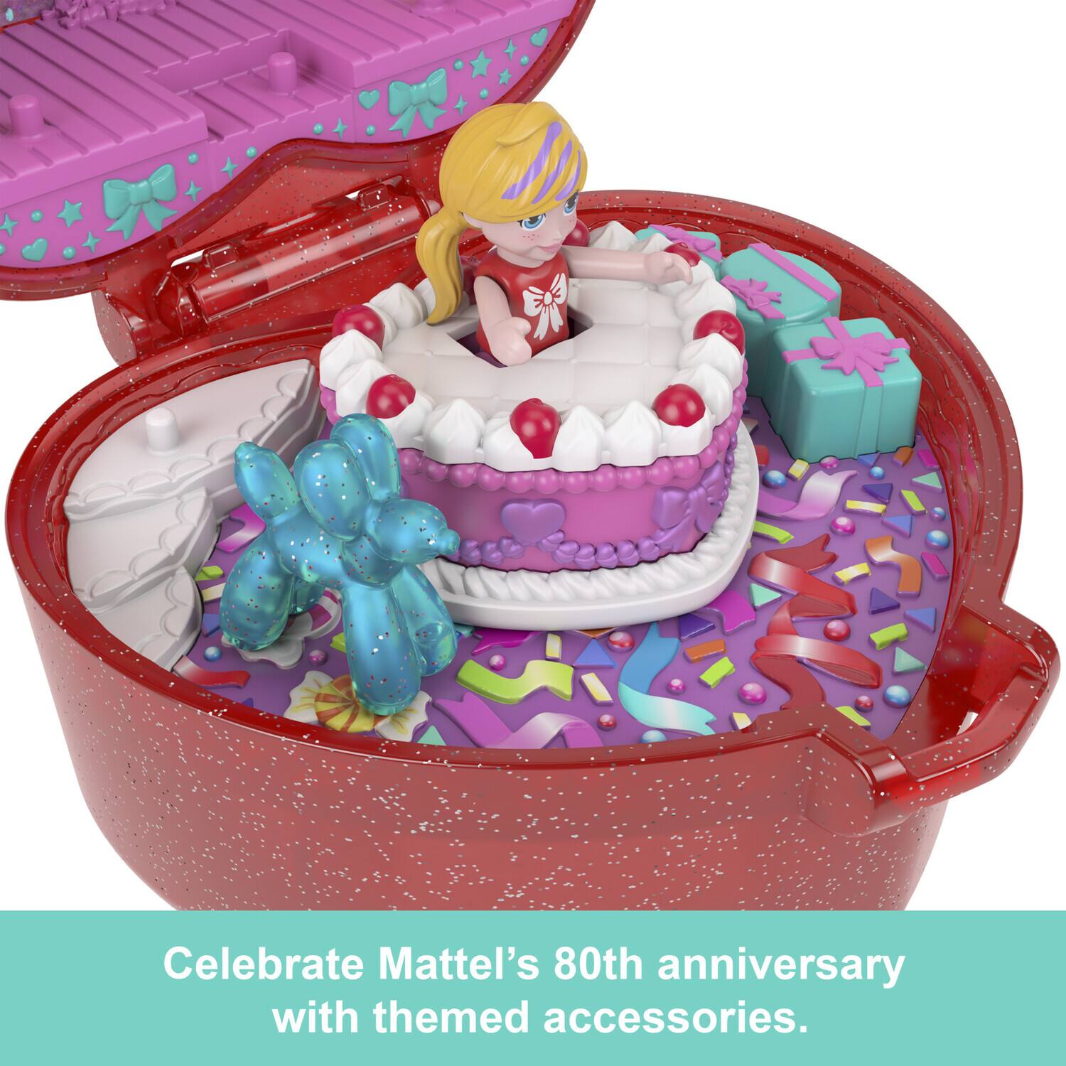 Collector Polly Pocket Collector Ruby Red Ring Box, Mattel 80th ...