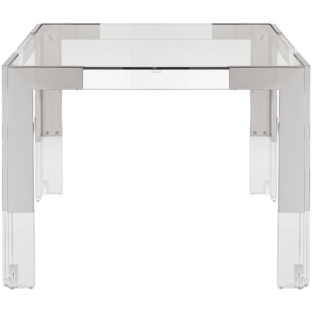 Meridian Furniture Casper Dining Table Chrome 721-T - Best Buy