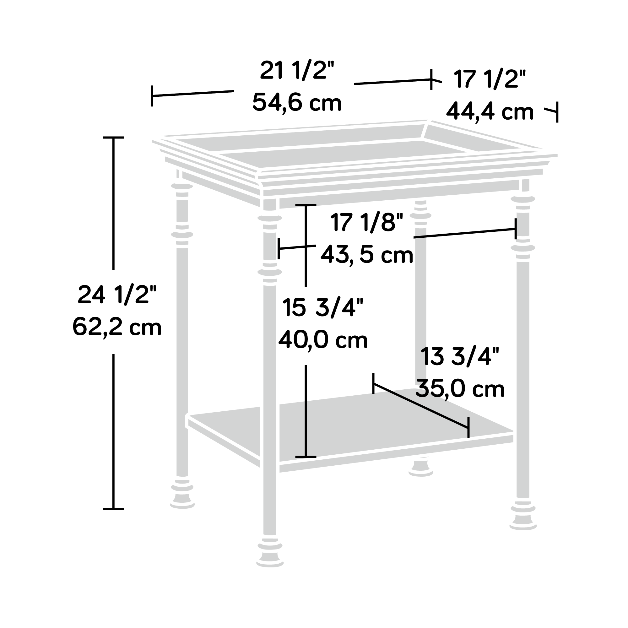 Customer Reviews: Sauder Canal Street Side Table 419229 - Best Buy
