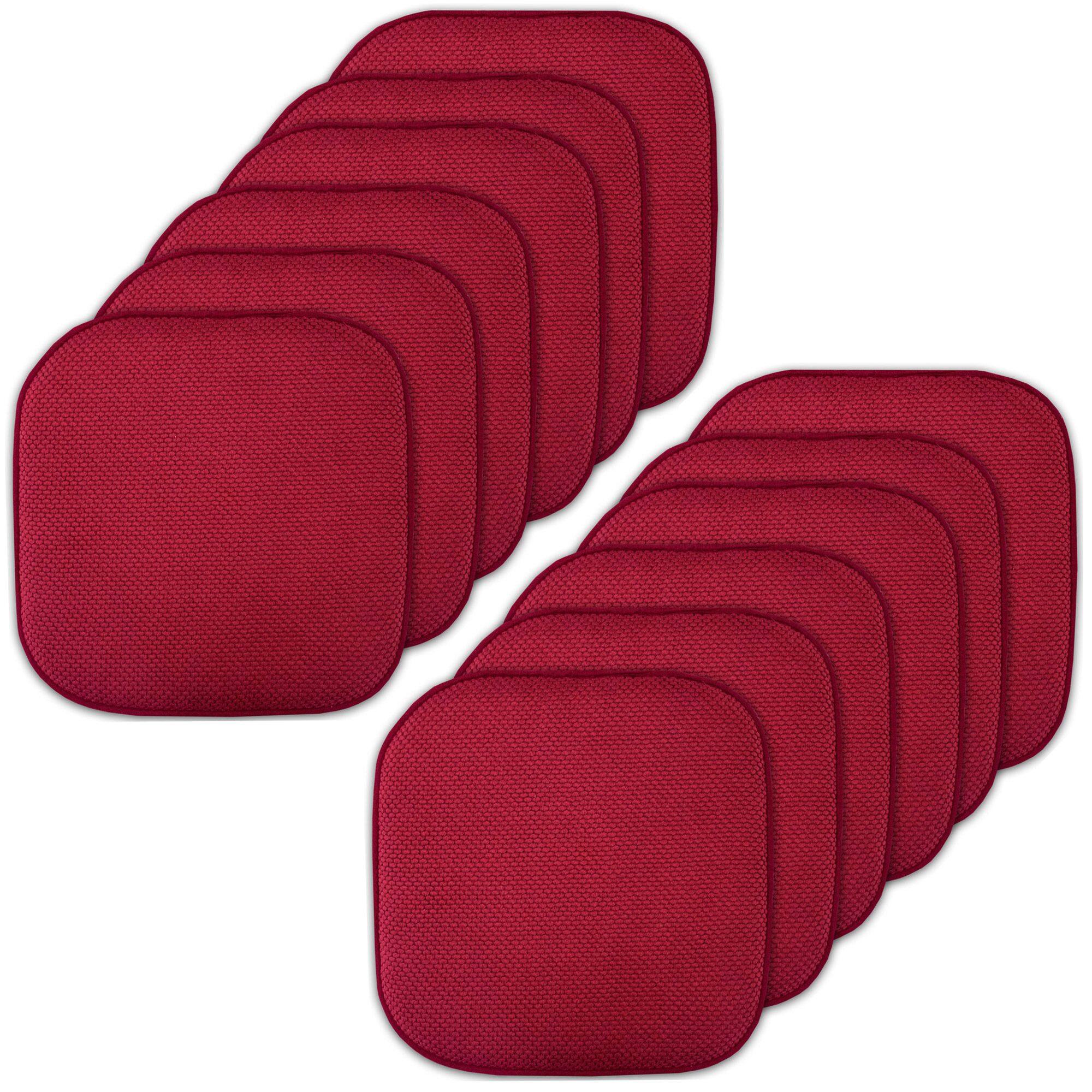 Sweet Home Collection Honeycomb Memory Foam No Slip Back 16" x 16 ...