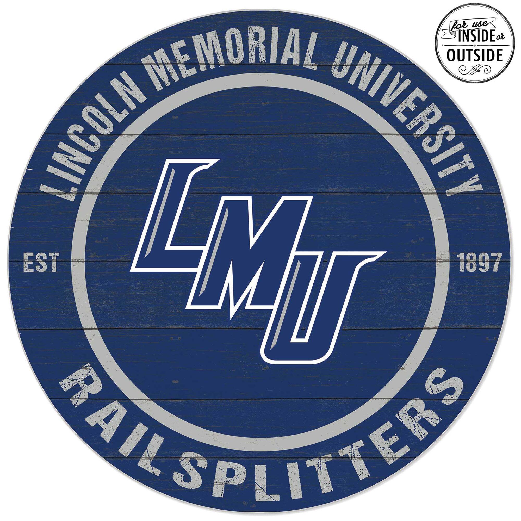 Jardine Lincoln Memorial Railsplitters 20'' x 20'' Indoor/Outdoor Team ...