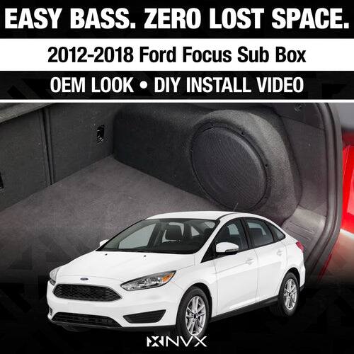 NVX BOOST Box Custom Fit 10" 500W RMS Total Loaded Sealed Subwoofer ...