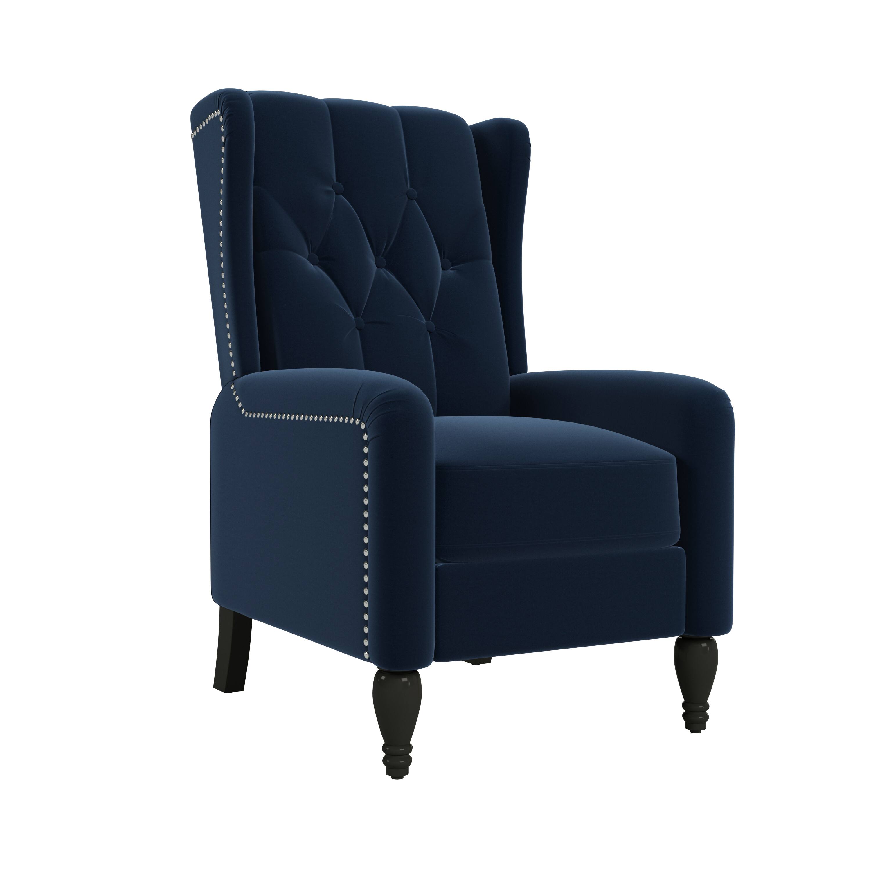 Customer Reviews: ProLounger Feigin Velvet Wingback Pushback Recliner ...