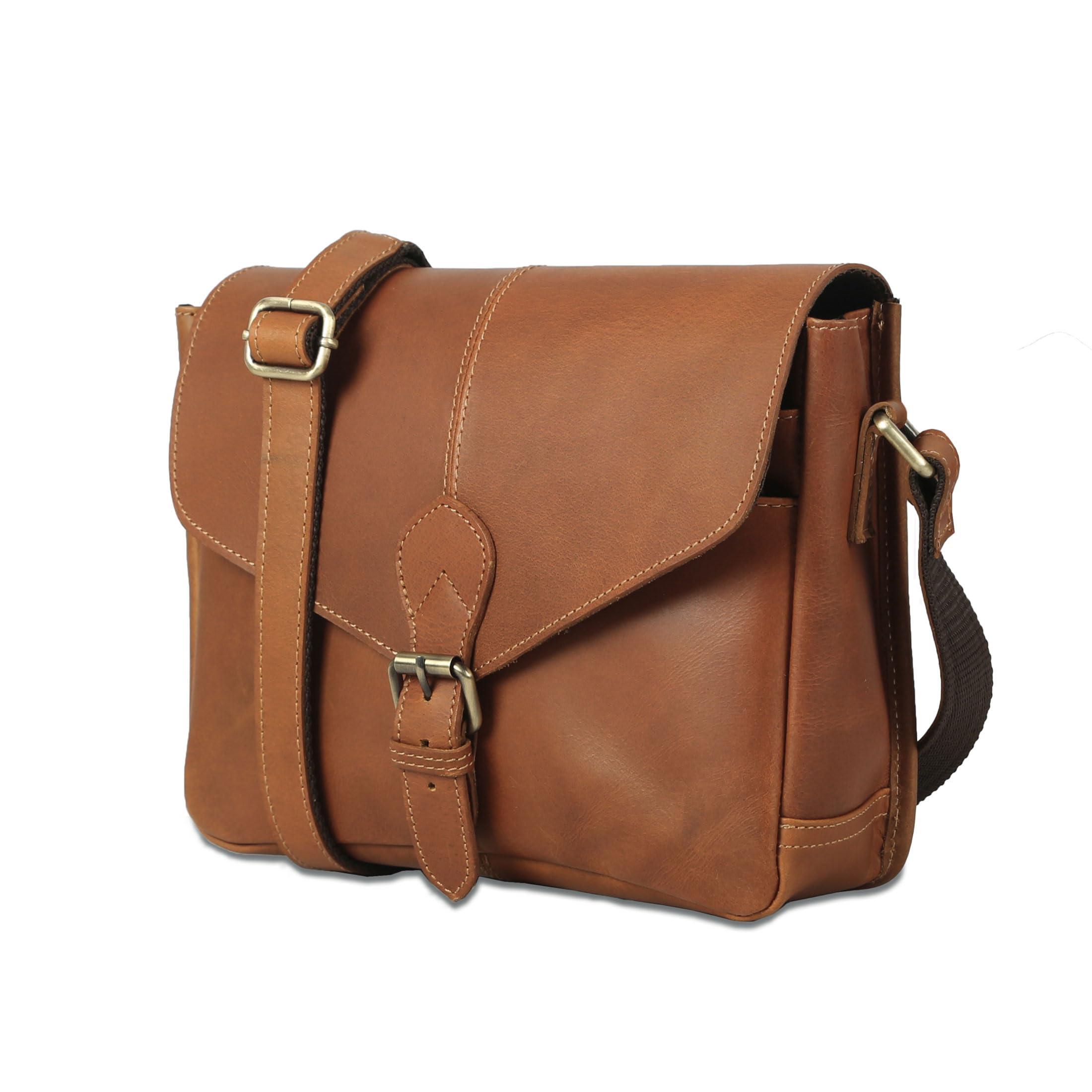 Fabibe Leather Crossbody Bag For Women 10 Inch Purse Tote Ladies Bags ...