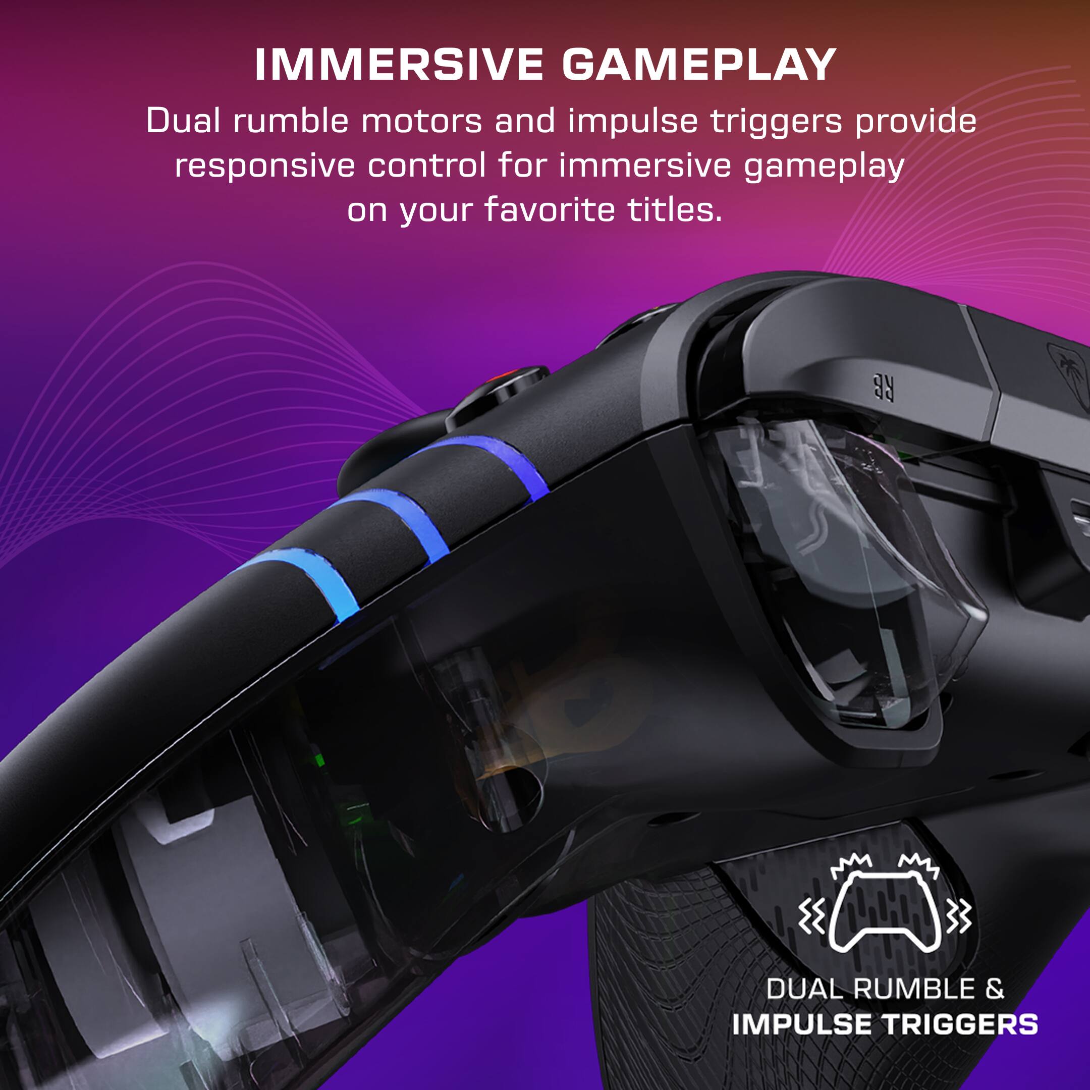 Turtle Beach Afterglow Wave Wired RGB Gaming Controller for Xbox Series ...