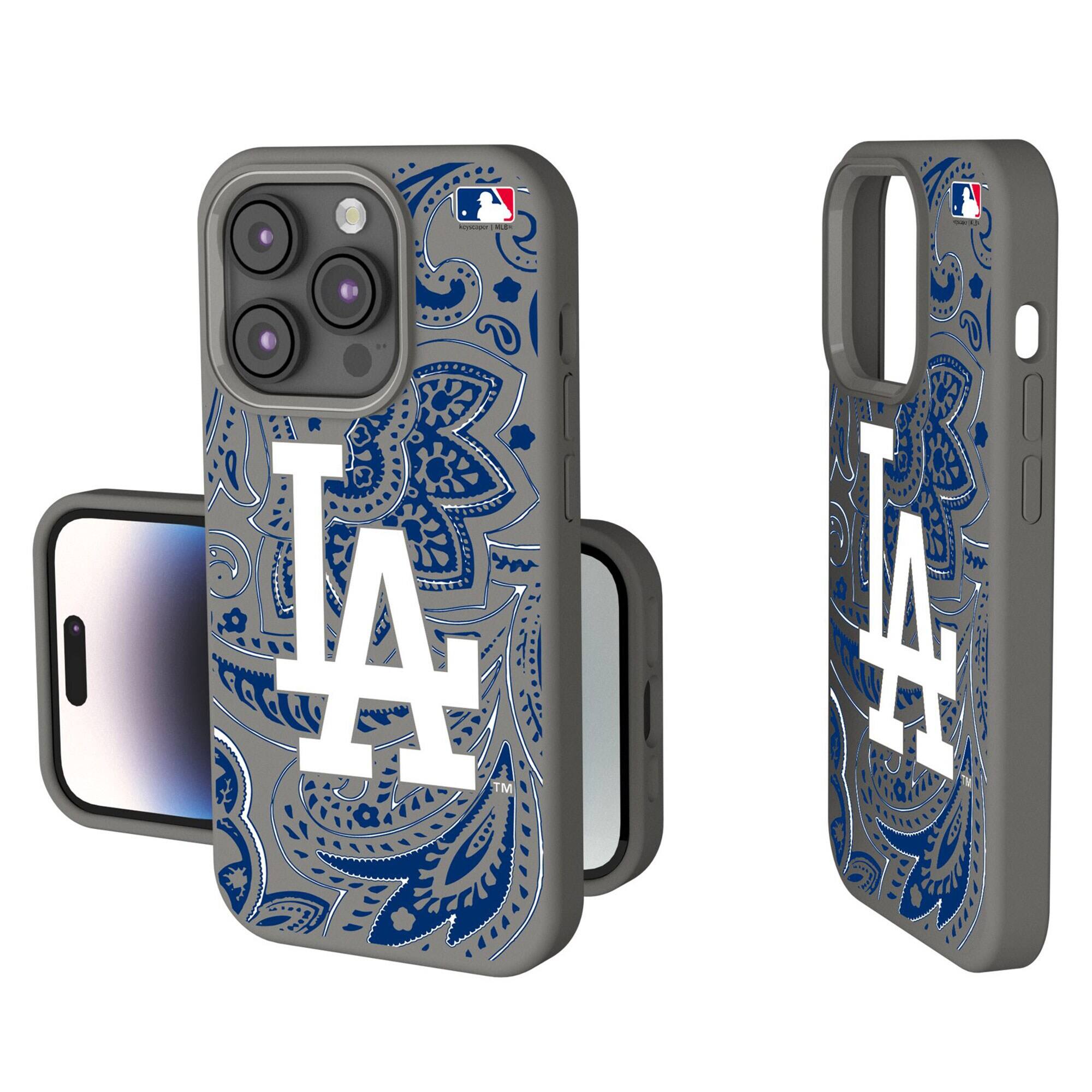 Keyscaper MLB Los Angeles Dodgers Paisley iPhone Soft Touch Case 14 Pro ...