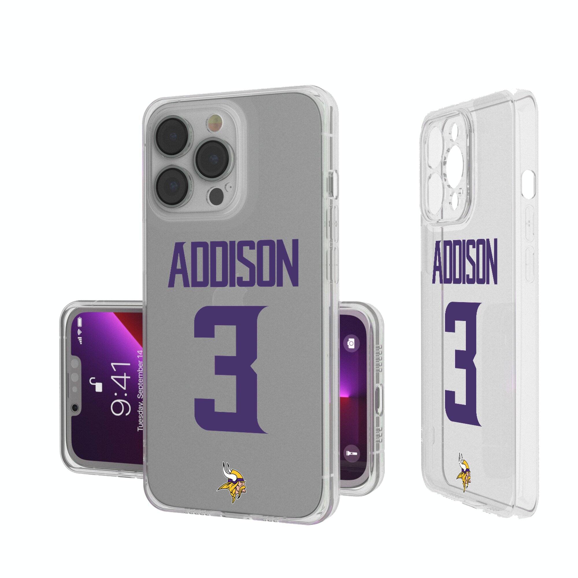 Keyscaper NFL Jordan Addison Minnesota Vikings iPhone Clear Case 13 ...
